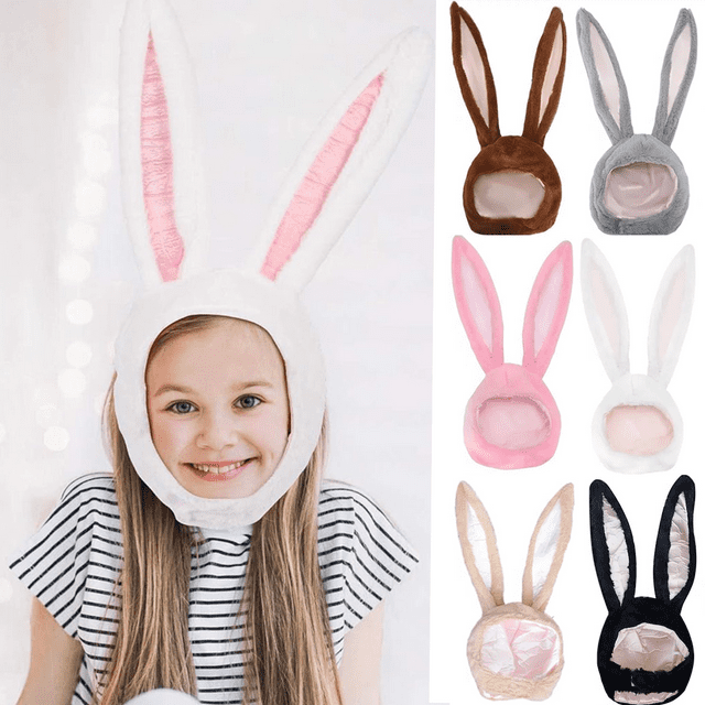 Easter Bunny Ears Costume Hats Bunny Fancy Costume Accessories for Kids ...
