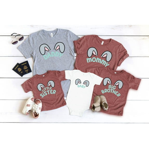 Easter Bunny Ears Family Shirt,Matching Easter Shirt, Mommy, Daddy ...