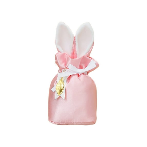 Easter Bunny Ears Velvet Gift Bag 22X15Cm Drawstring Closure For Party ...