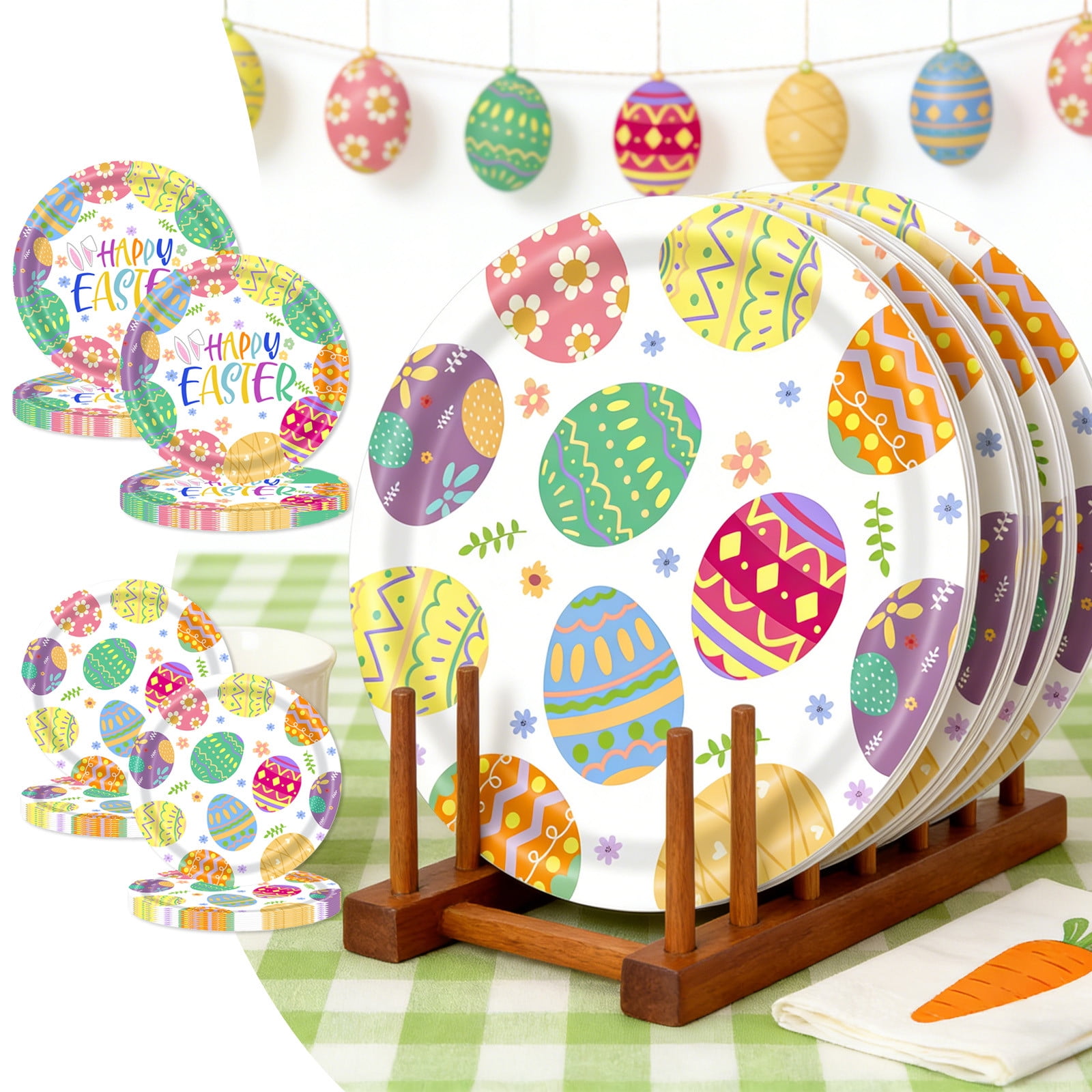 Easter Bunny Easter Candy 20 Easter Party Plates Happy Easter Party ...