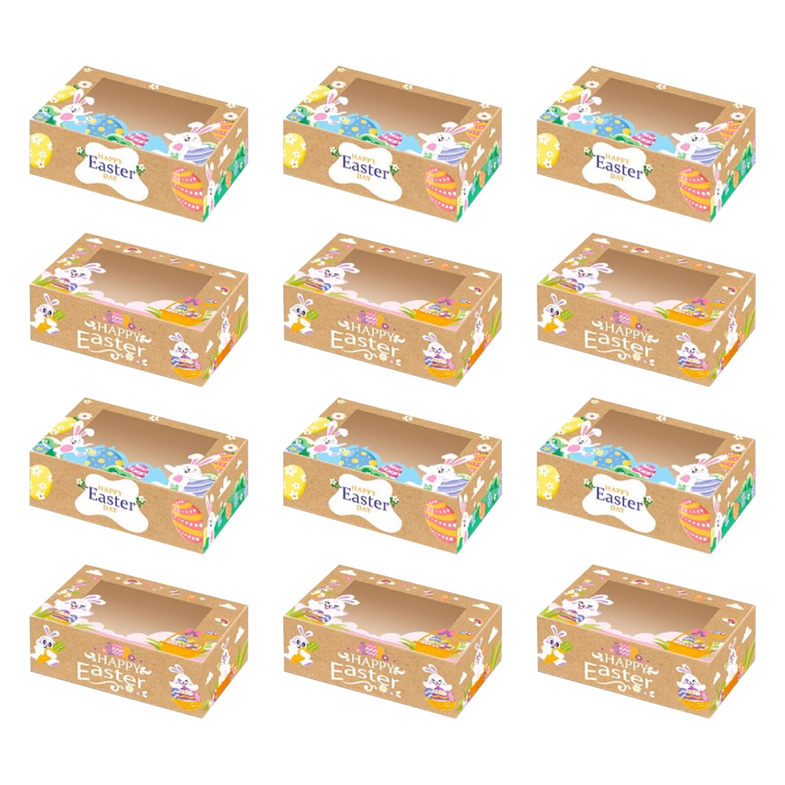 Easter Bunny Egg Festival Party Gift Candy Packaging Box - Walmart.com