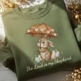 Easter Bunny Embroidered Sweatshirt Christian Spring ShirtThe Lord Is ...