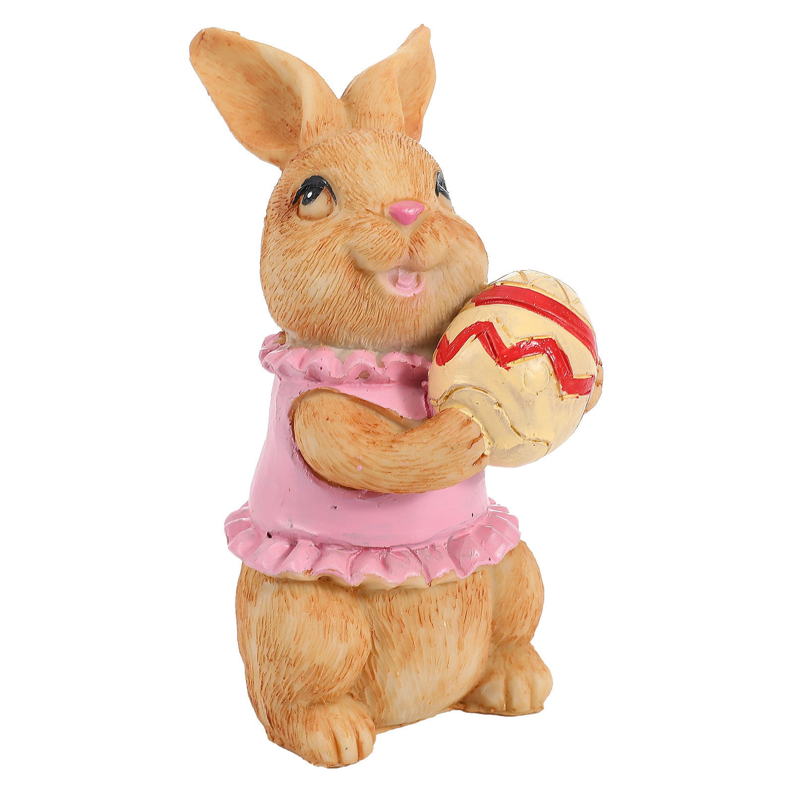 Easter Bunny Figurine Decorations 4 Inch Mini Resin Rabbit Statue ...
