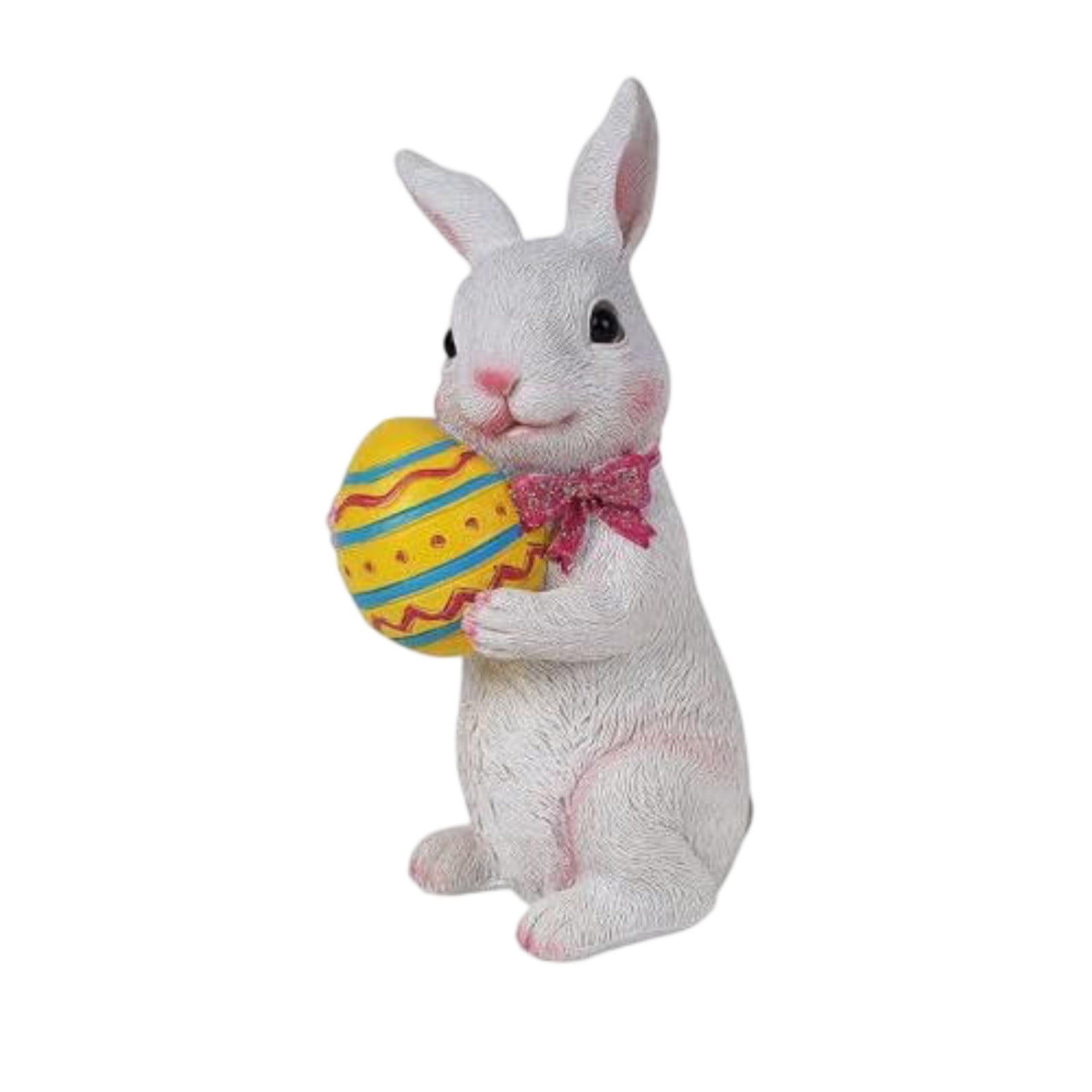 YGUO Easter Bunny Figurine,Easter Bunny Decor - Easter Garden Courtyard ...