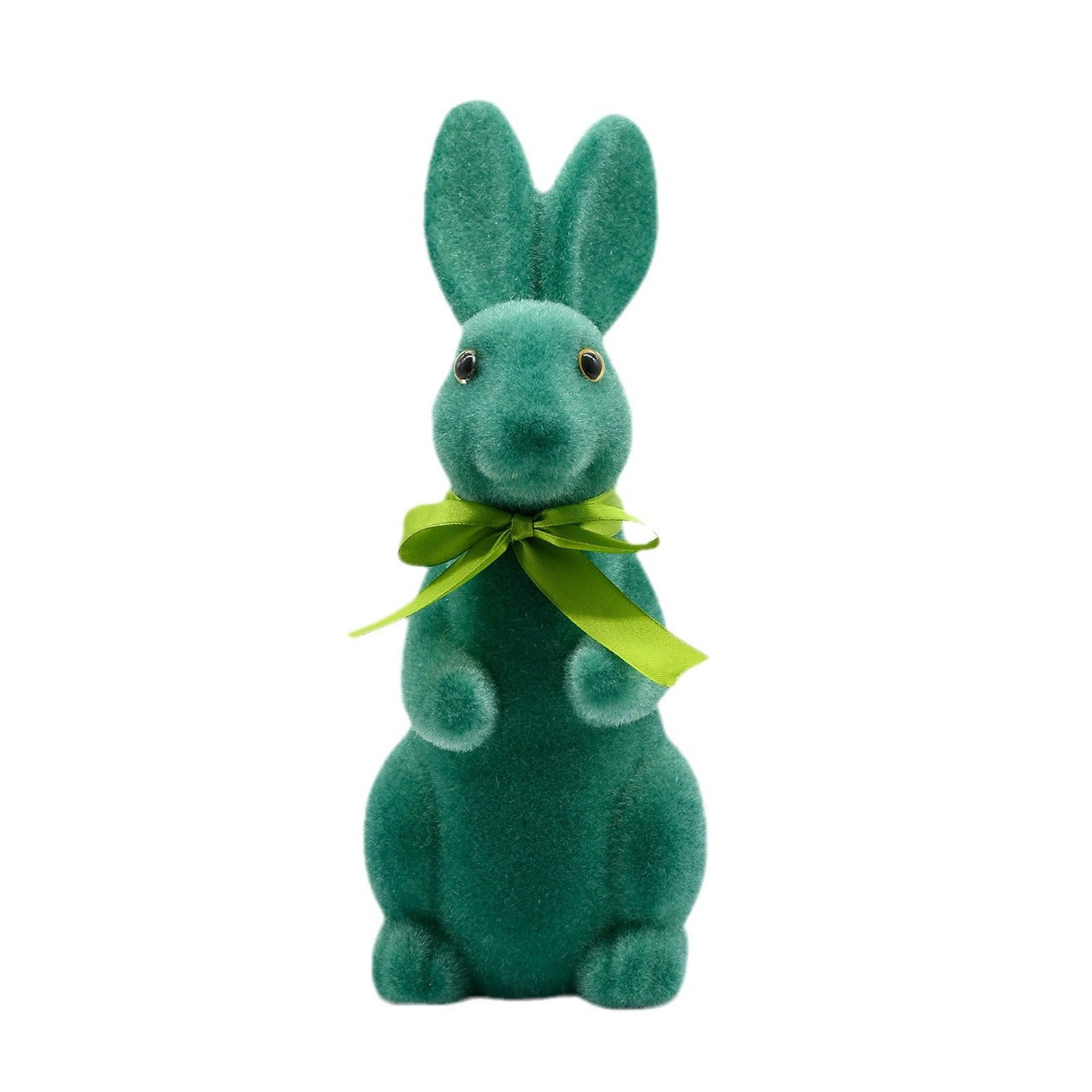 Easter Bunny Flocked Tabletop Decor - Lively Spring Hues - 12.2in ...