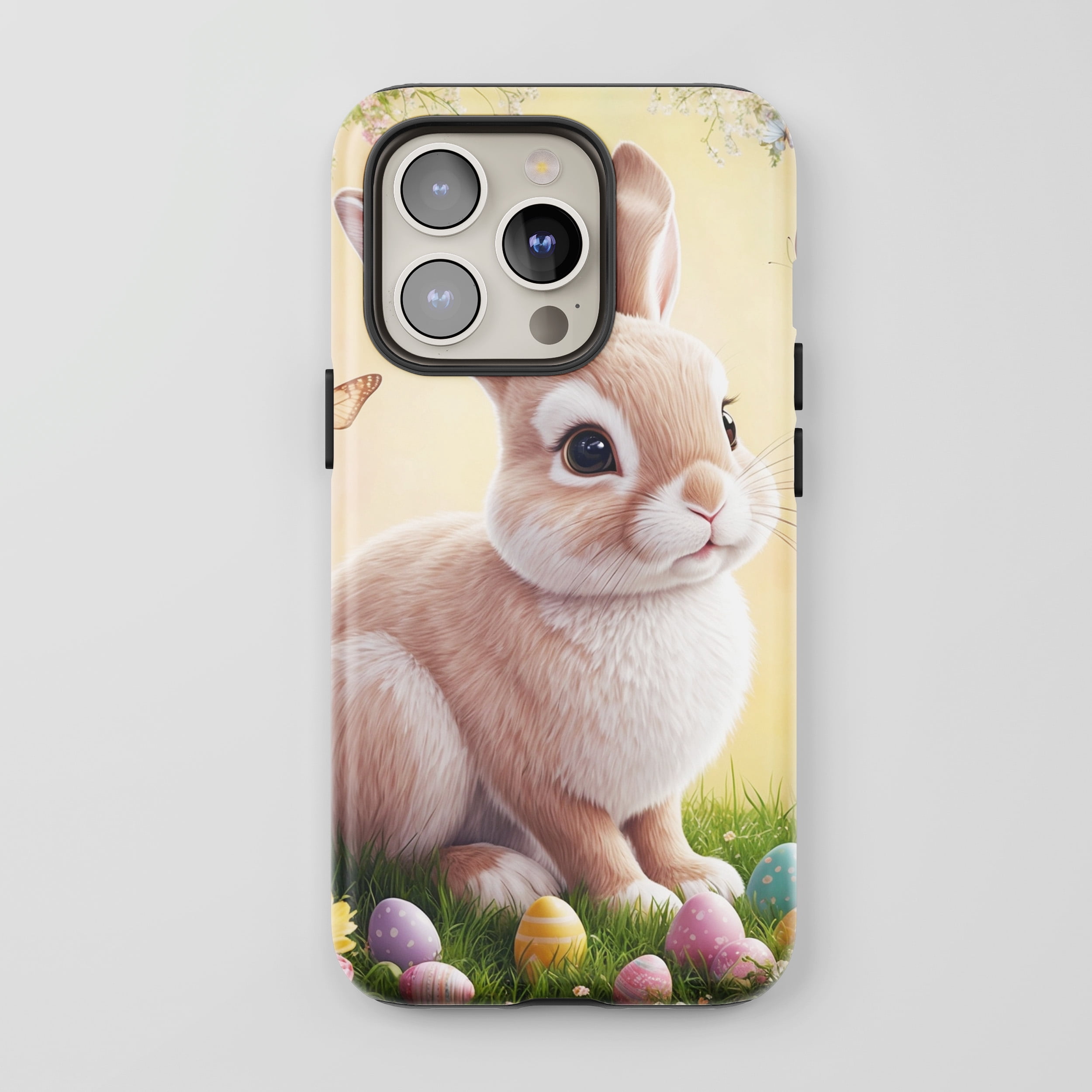 Easter Bunny For All iPhone Series Protective Phone Case Spring Pastel ...