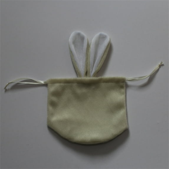 Easter Bunny Gift Bags, Rabbit Ear Velvet Bags with Drawstrings, Bunny ...