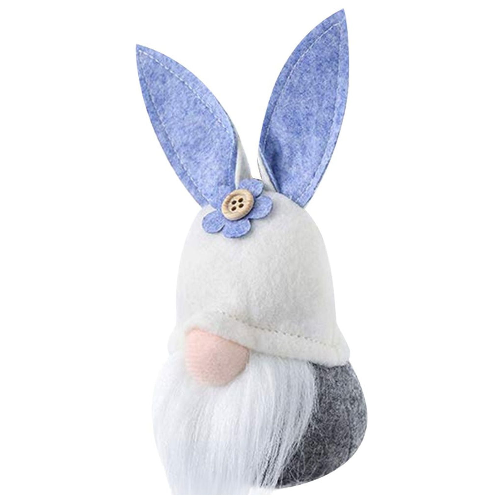 Easter Bunny Gnome Felt Ornaments Colorful Plush Rabbit Easter Hanging ...