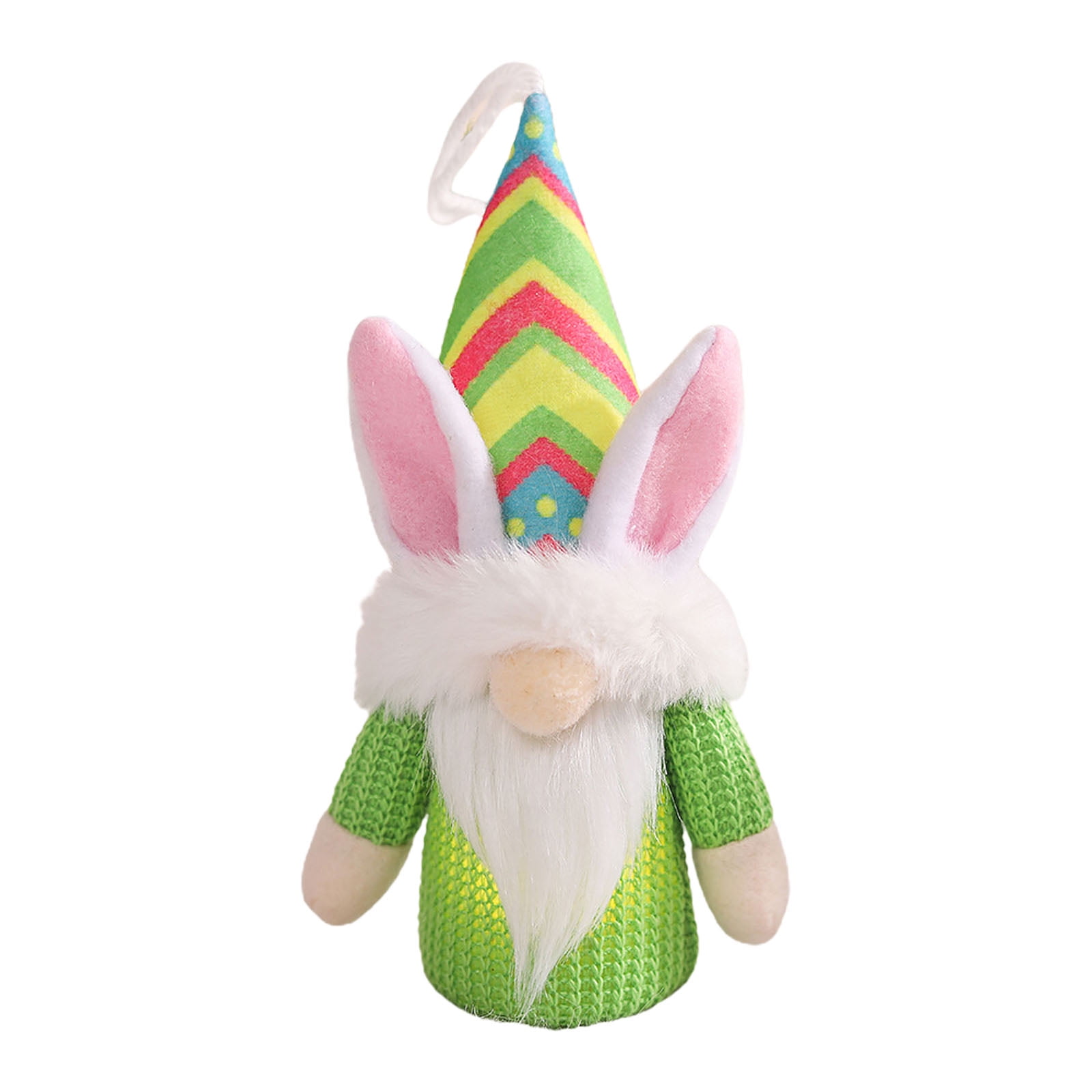 Easter Bunny Gnome Plush Scandinavian Tomte Elf Decorations LED Lighted ...