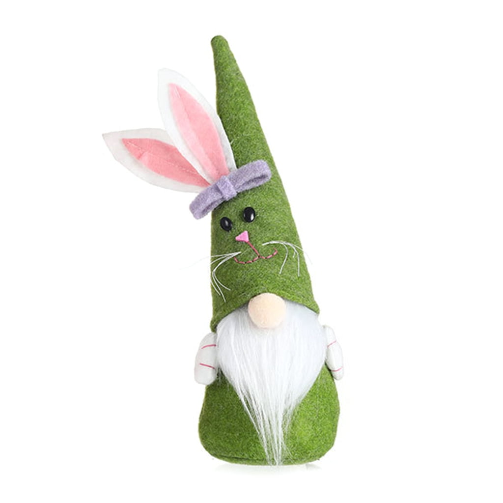 Easter Bunny Gnome Plush Scandinavian Tomte Elf Decorations Stuffed ...
