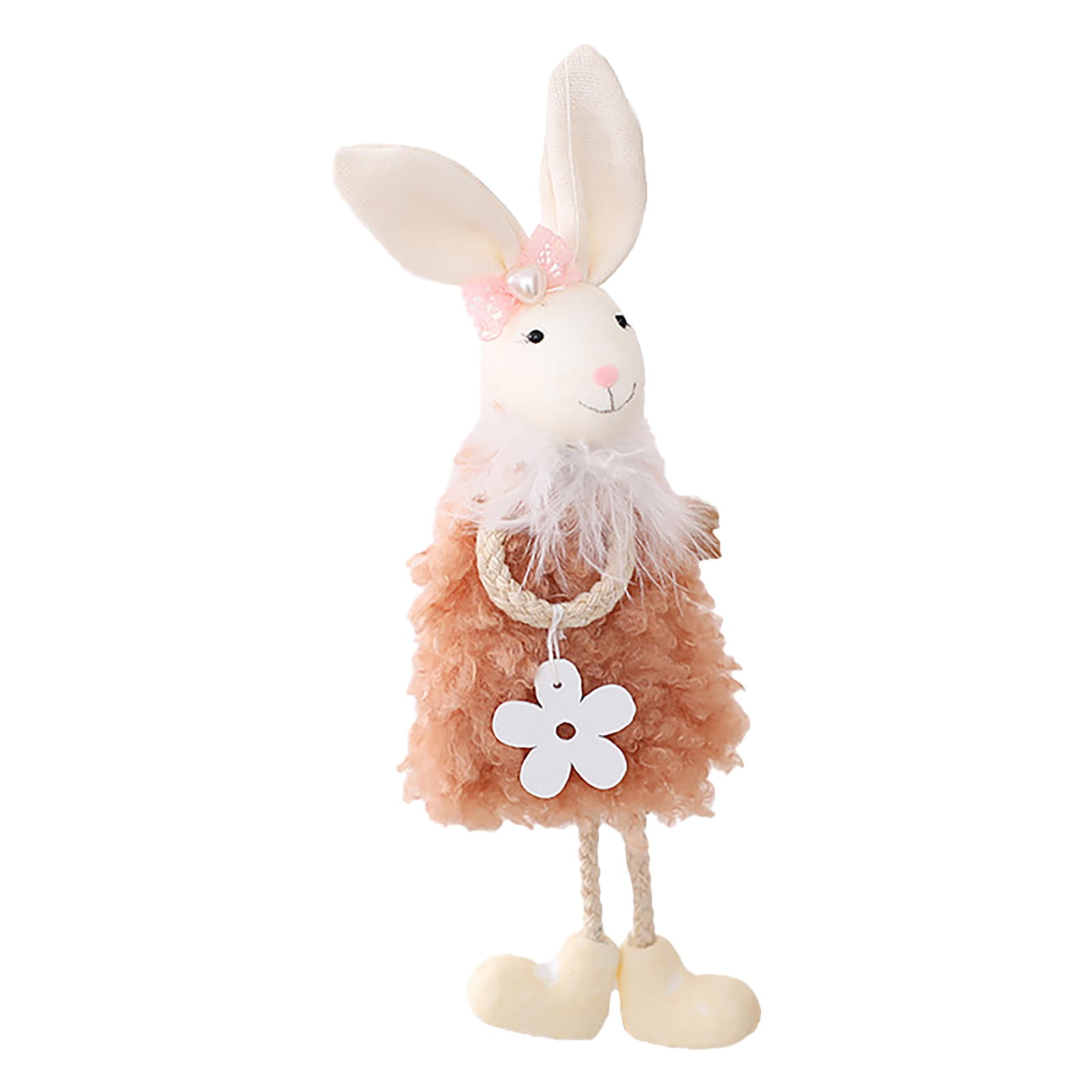 Easter Bunny Hanging Ornament, Plush Rabbit Ornaments Decorations ...