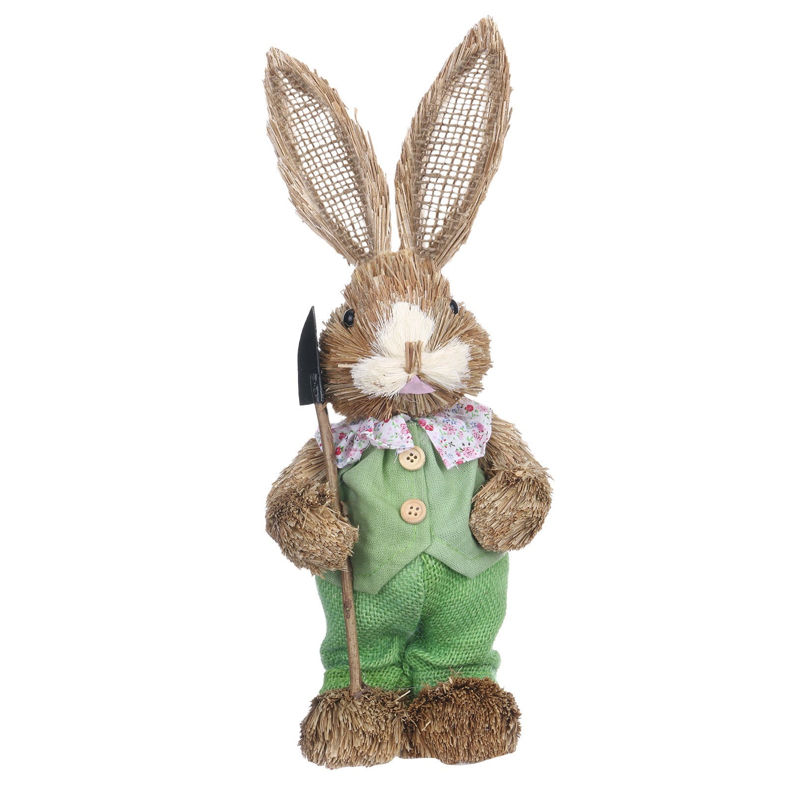 Easter Bunny Home Garden Large Rabbit Statue with Carrots Outdoor Porch ...