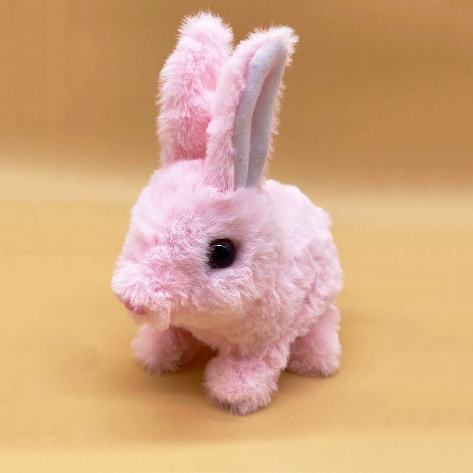 Easter Bunny Hops Around Makes Sounds Wiggles Ears and Nose Cute ...