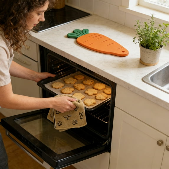 Easter Bunny Jacquards Towel Extra Thick Extra Large Absorbent Pures ...