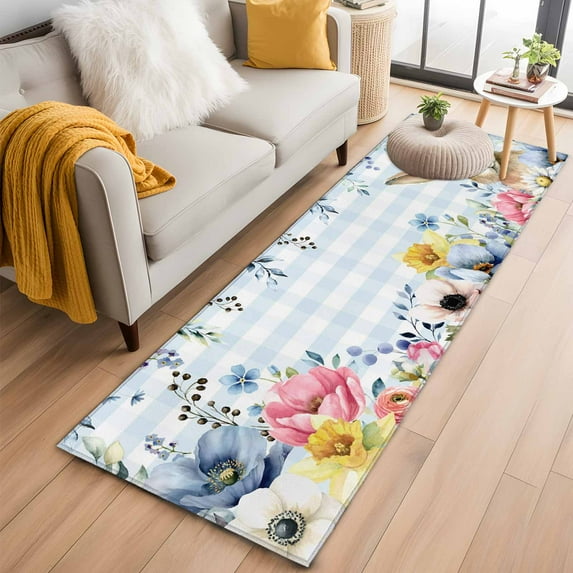 Easter Bunny Kitchen Runner Rug 2x6 Washable Runners for Hallway Non ...