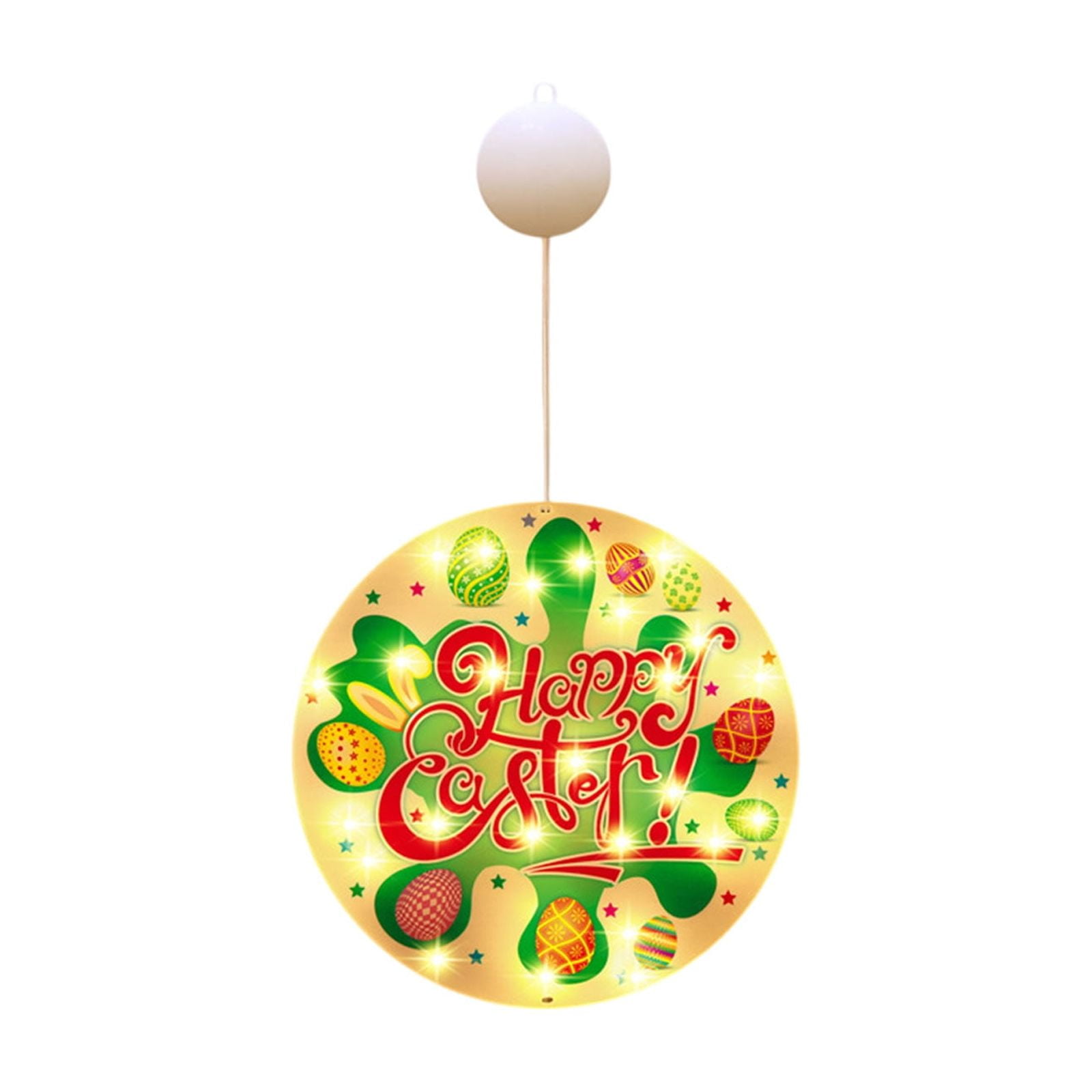 Easter Bunny Light LED Suction Cup Hanging Light Indoor Window ...