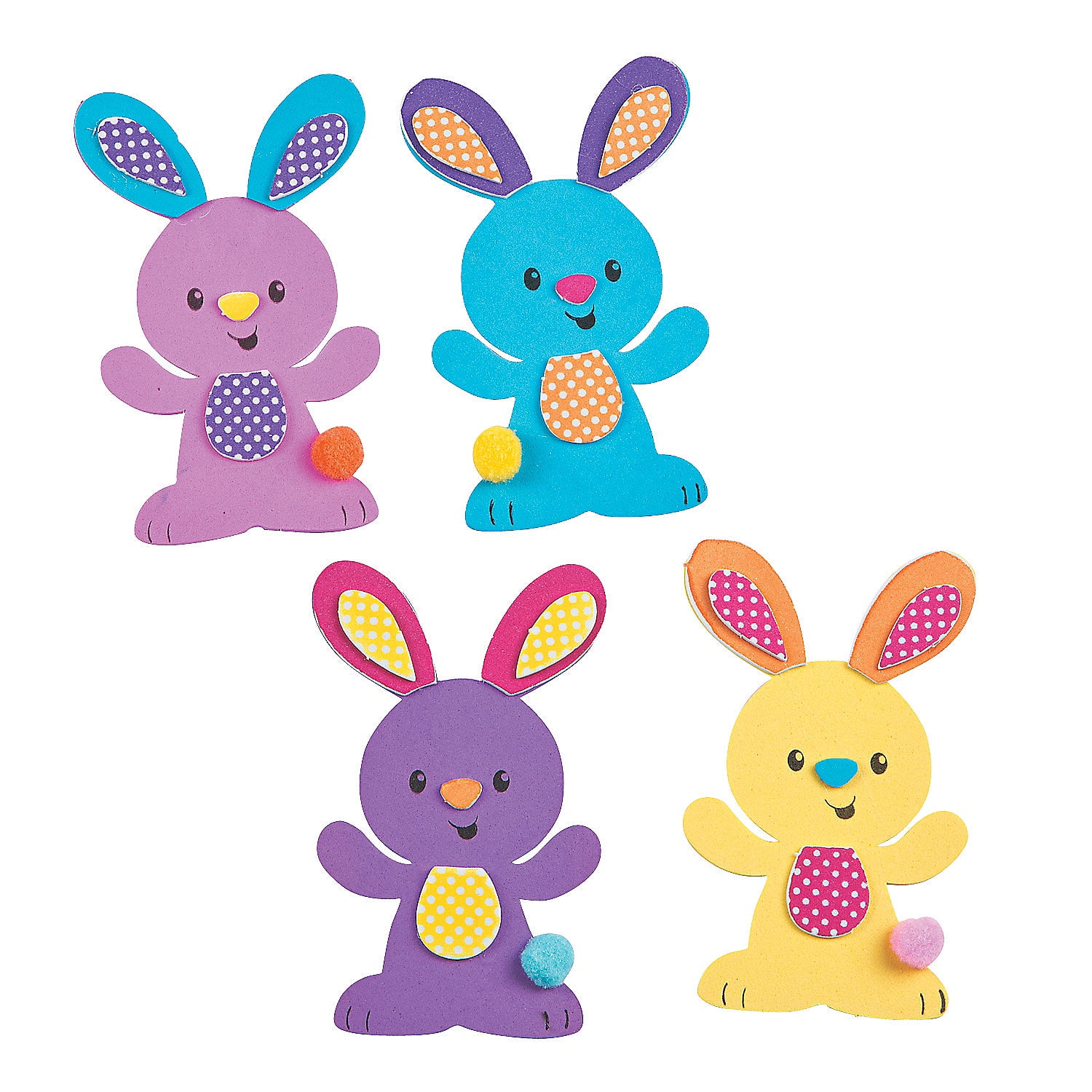 Easter Bunny Magnet 12 - Craft Kits - 12 Pieces - Walmart.com