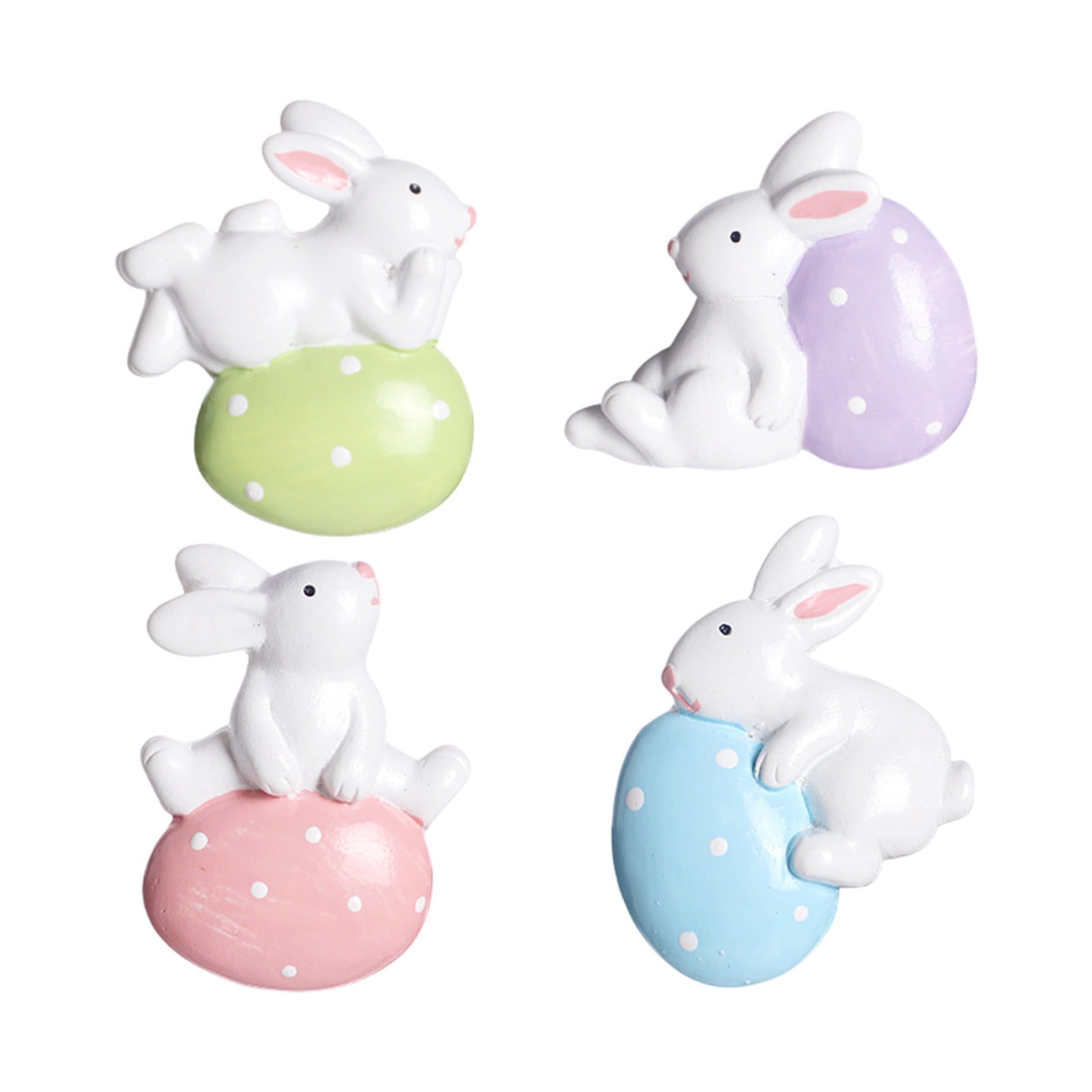 Easter Bunny Magnets, Mini Resin Easter Bunny Egg Magnets for ...