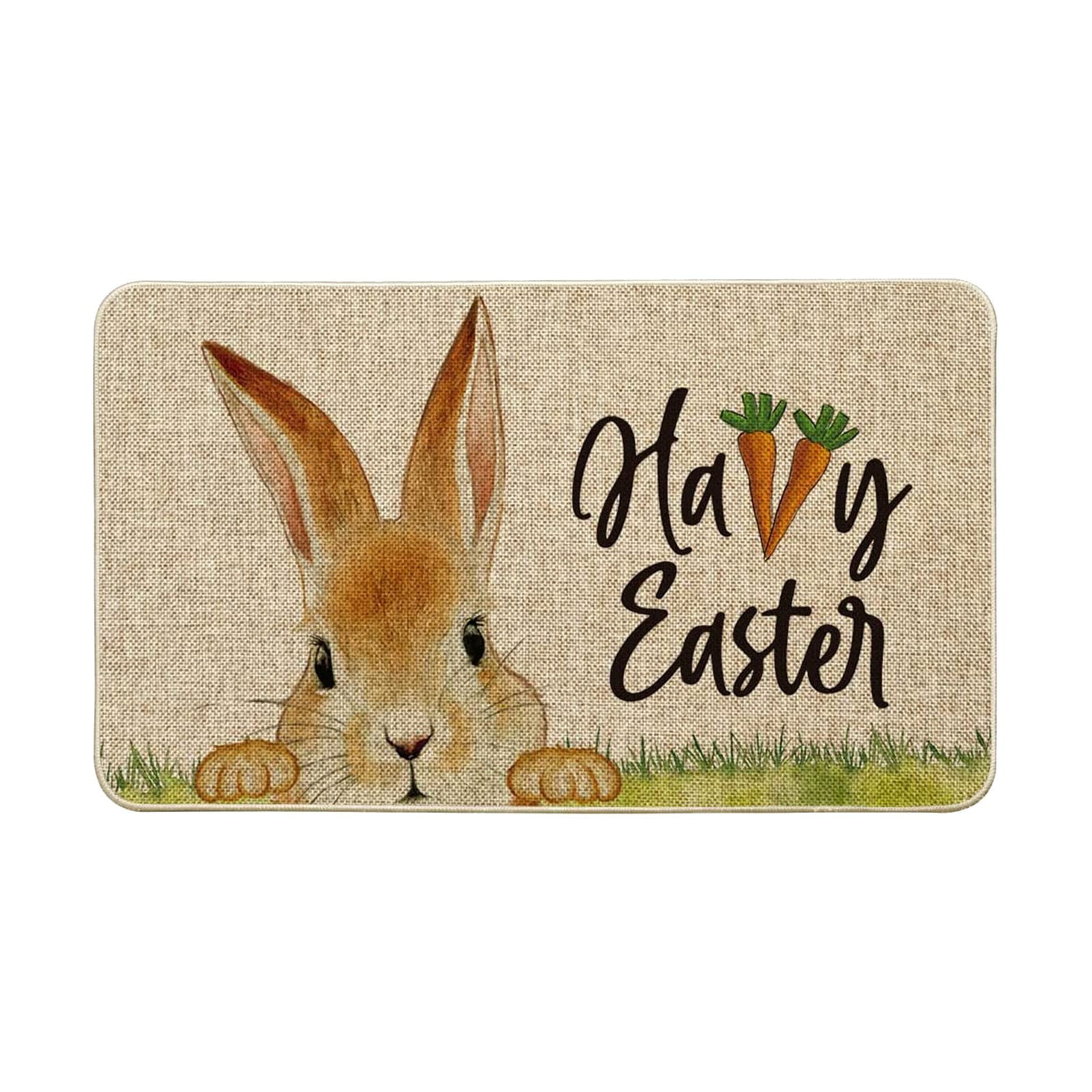 Easter Bunny Mats Floor Mats Holiday Mats Welcome Door Mats Polyester ...
