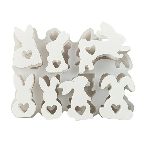 Easter Bunny Mould Set DIY Resin Casting Moulds for Easter Holiday ...