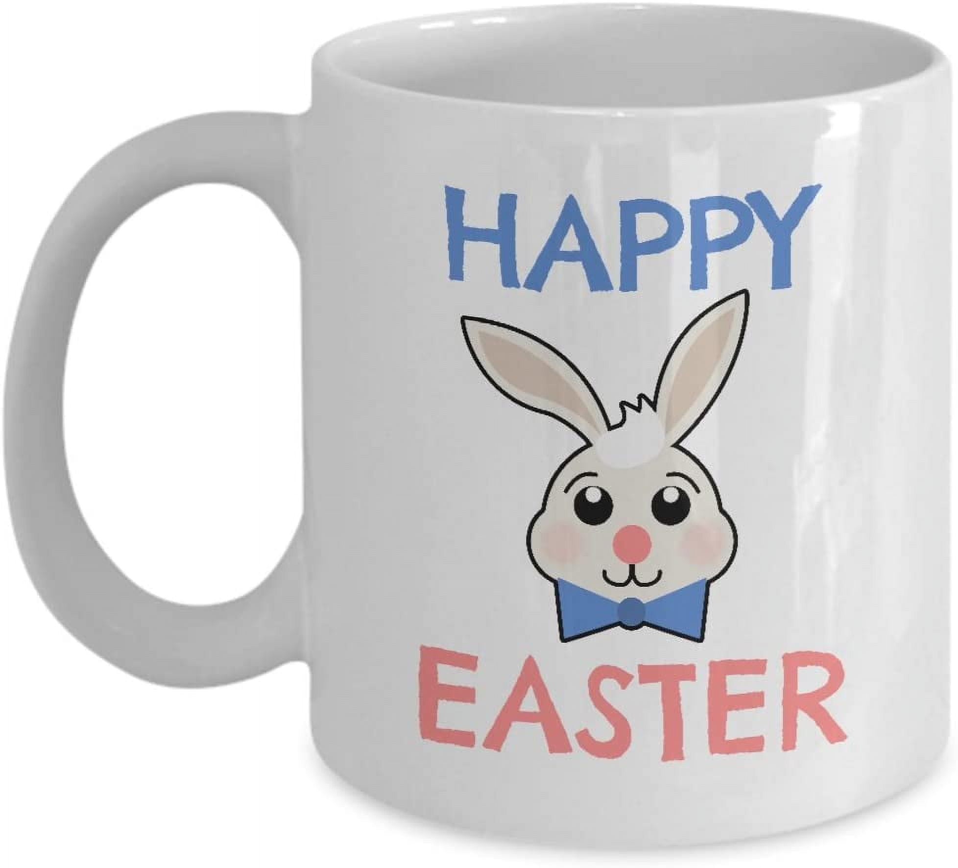 Easter Bunny Mug - 11oz and 15oz Ceramic Mugs for Coffee or Tea- 11 oz ...