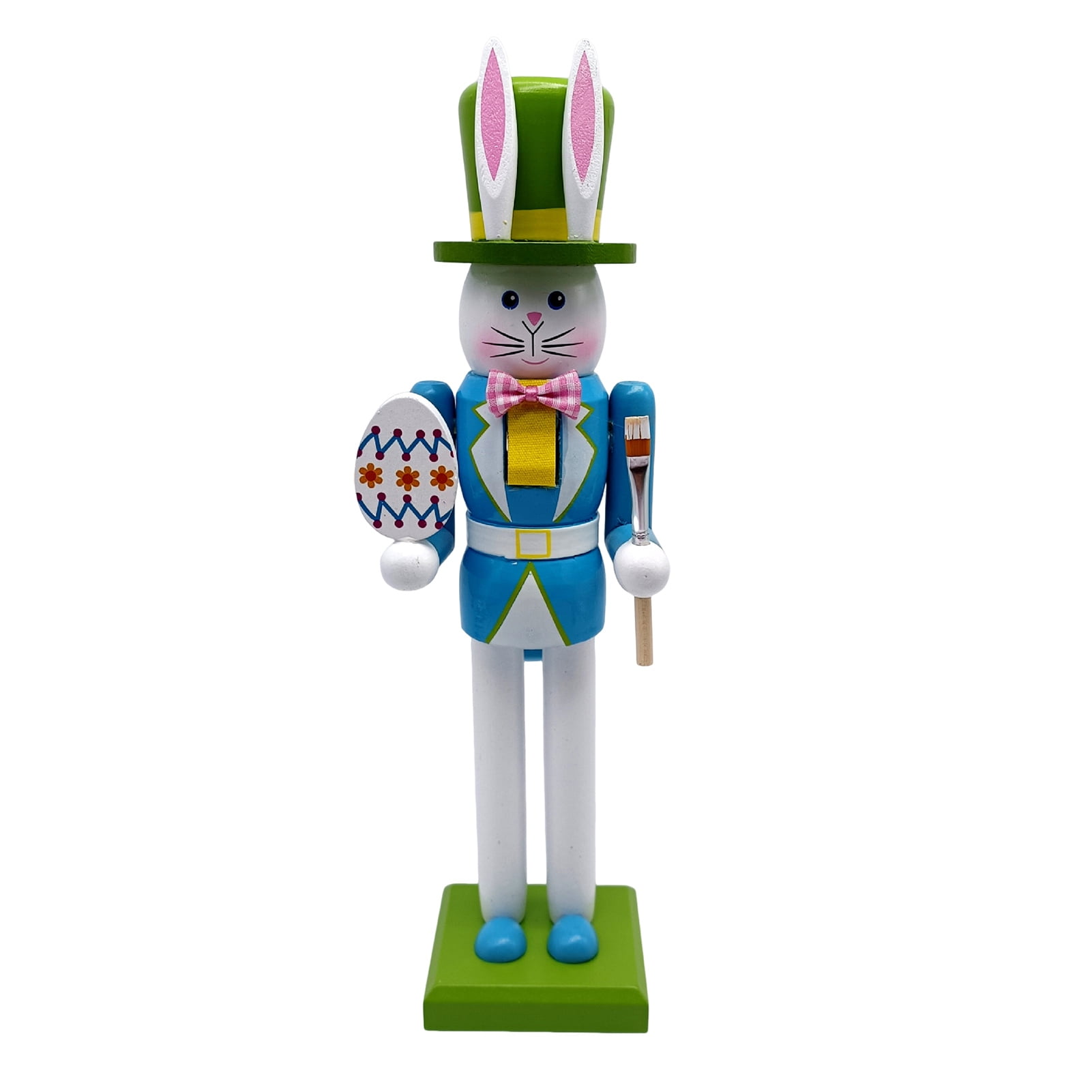 Easter Bunny Nutcracker Easter Bunny Wooden Nutcracker Figure 12.1 Tall ...