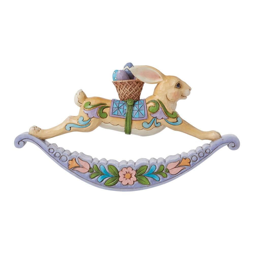 Easter Bunny On Rocker Figurine Jim Shore New So Cute - Walmart.com