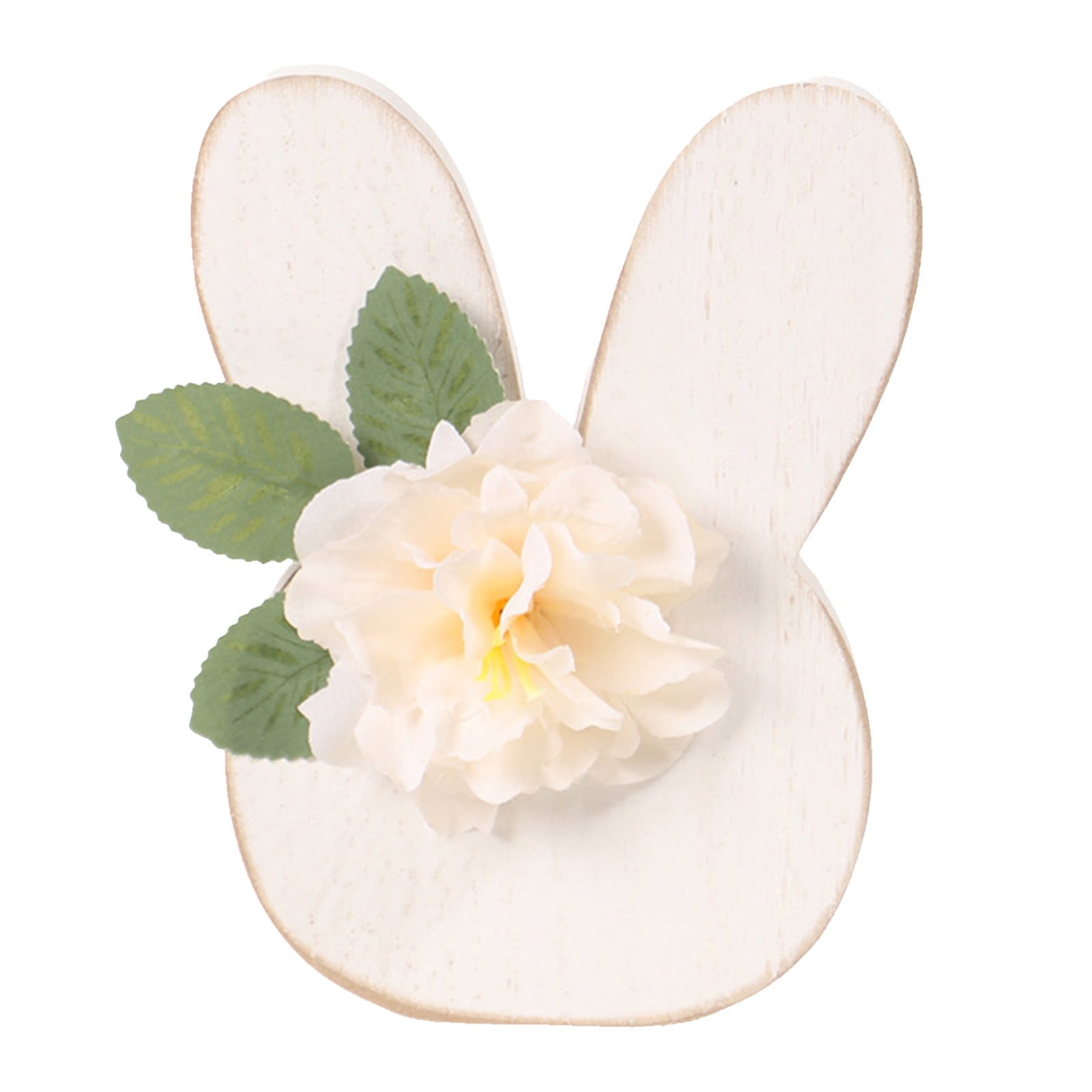 Easter Bunny Ornaments Decoration Wooden Rabbit Retro Table Decoration ...