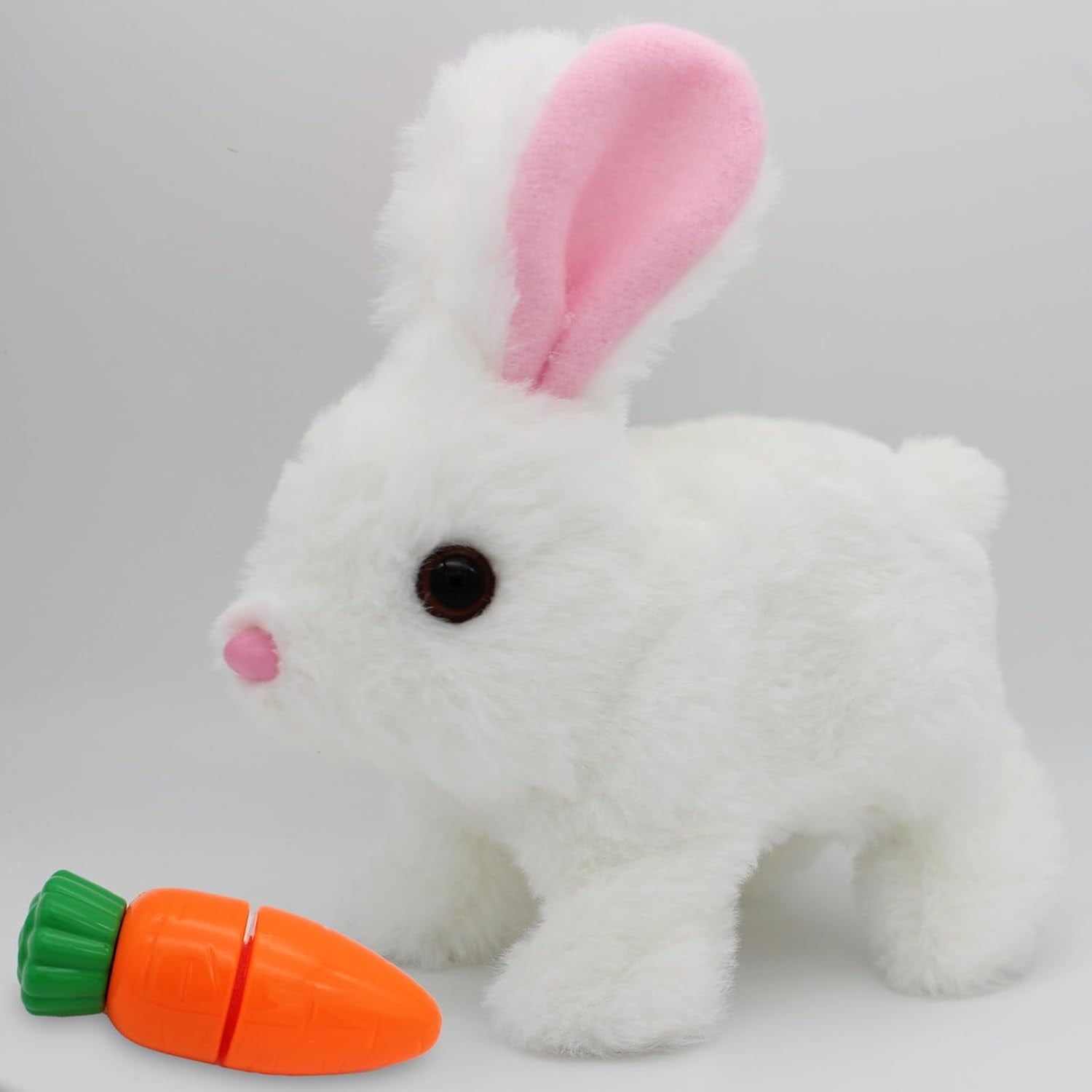 Easter Bunny Pal My Realistic Bunny Toy, Interactive Rabbit Plush Toys ...