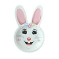 Easter Bunny Paper Plates 10Pack Easter Egg Shaped Dessert Plates ...