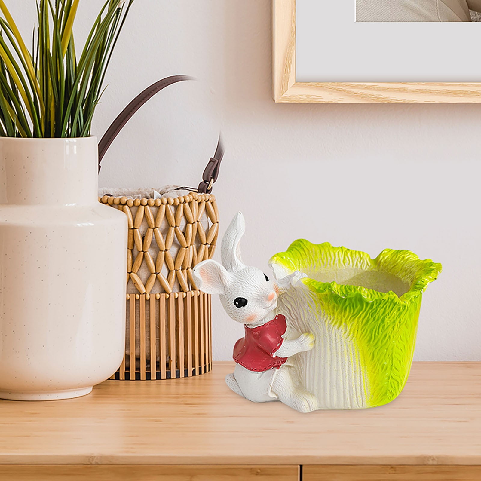 Easter Bunny Planter Rabbit Flower Pot Succulent Garden Pots Cute ...