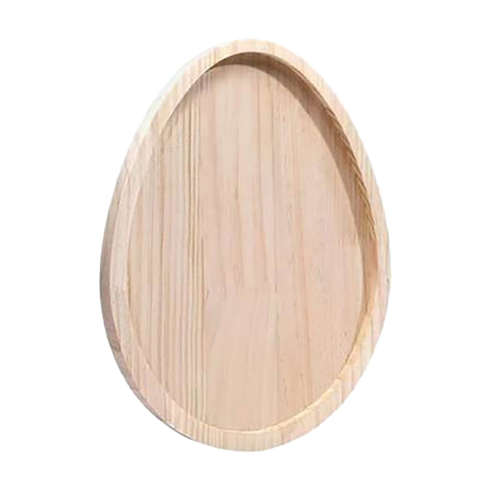 Easter Bunny Plate Egg Wooden Plate Rustic Decoration Salad Plate ...