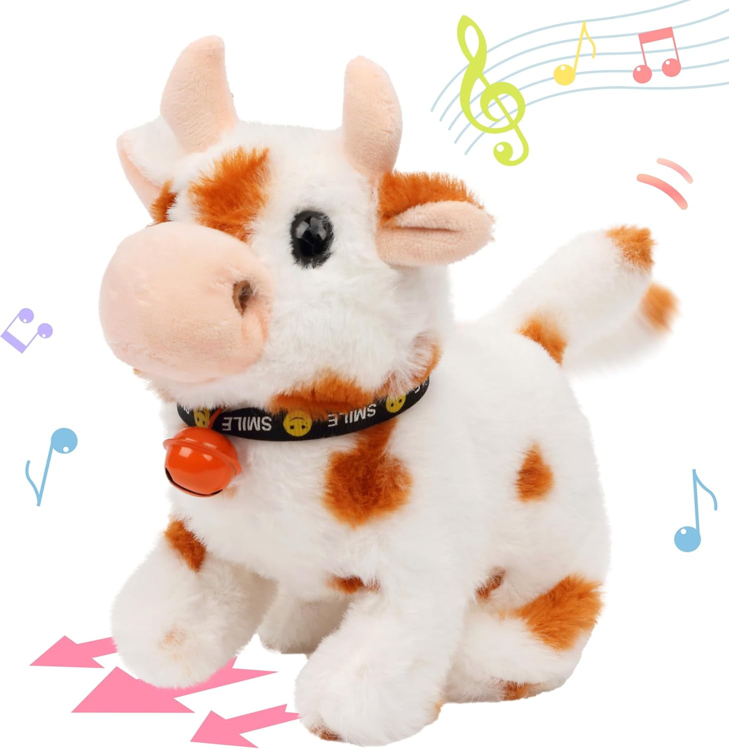 Easter Bunny Plush Toys, 7'' Hopping Rabbit Interactive Electronic Pet ...