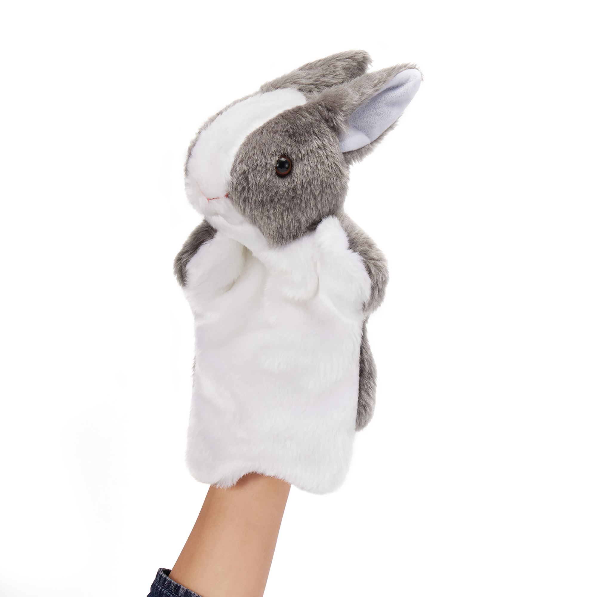 Easter Bunny Rabbit Hand Puppet Plush Animal Toys Kids Gift Imaginative ...