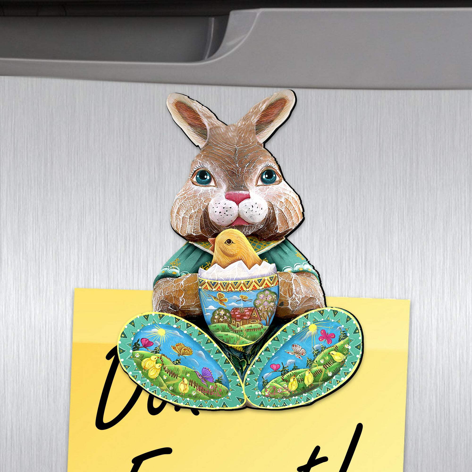 Easter Bunny Shape Refrigerator Magnets Set of 3 - Walmart.com