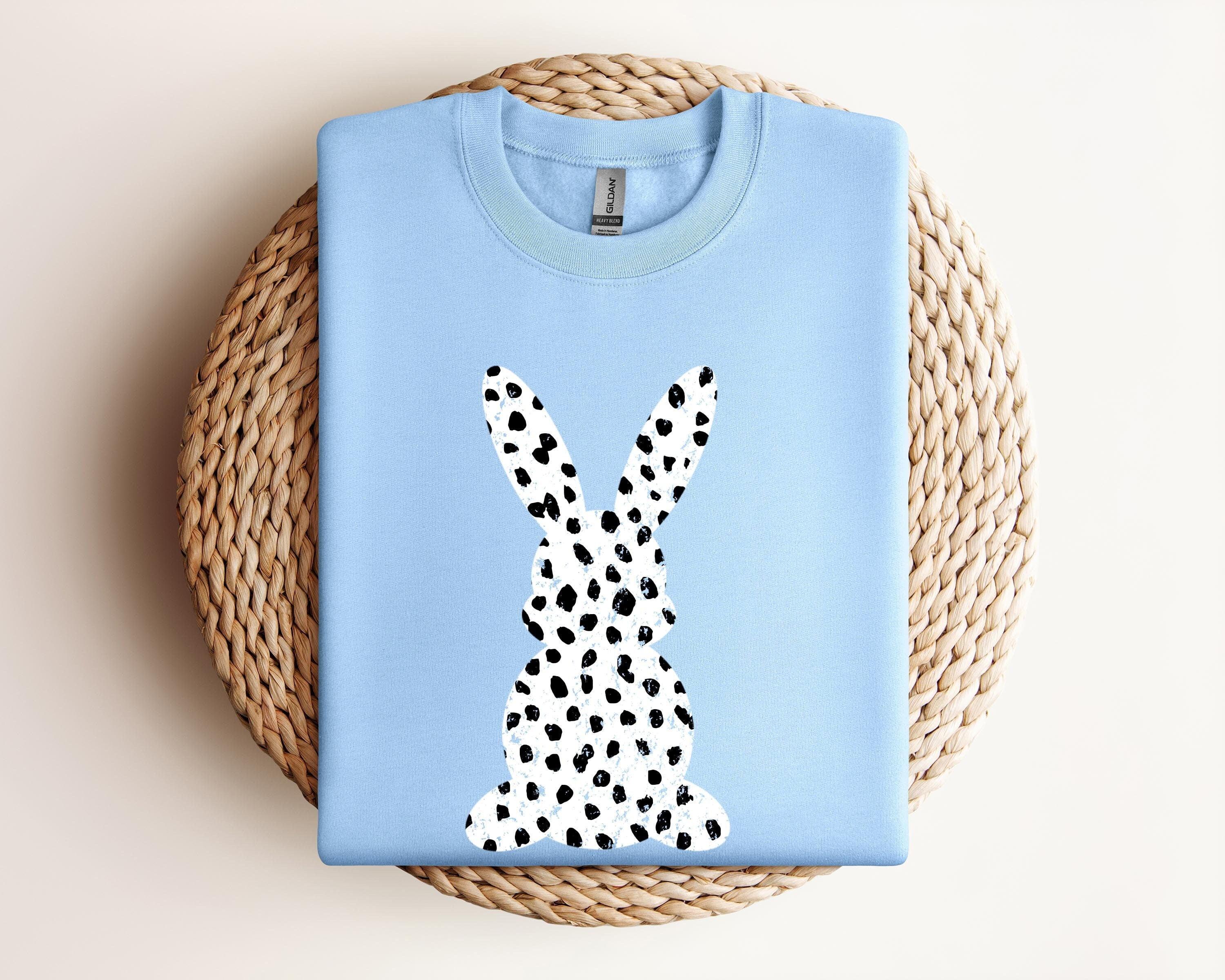 Easter Bunny Shirt, Easter Dalmatian Bunny Shirt, Easter Leopard ...