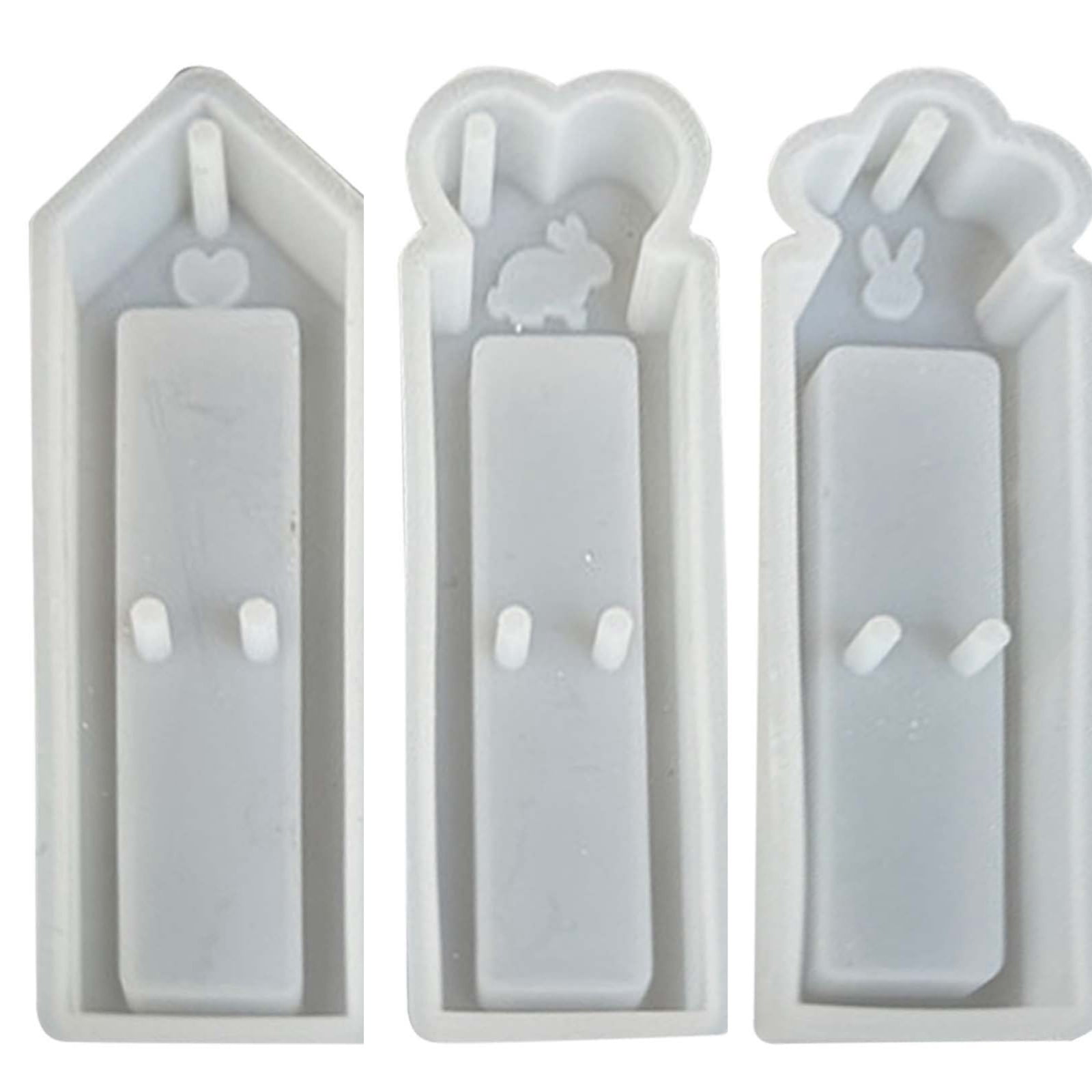 Easter Bunny Silicone Moulds Pack of 4 for Resin Plaster and Chocolate ...