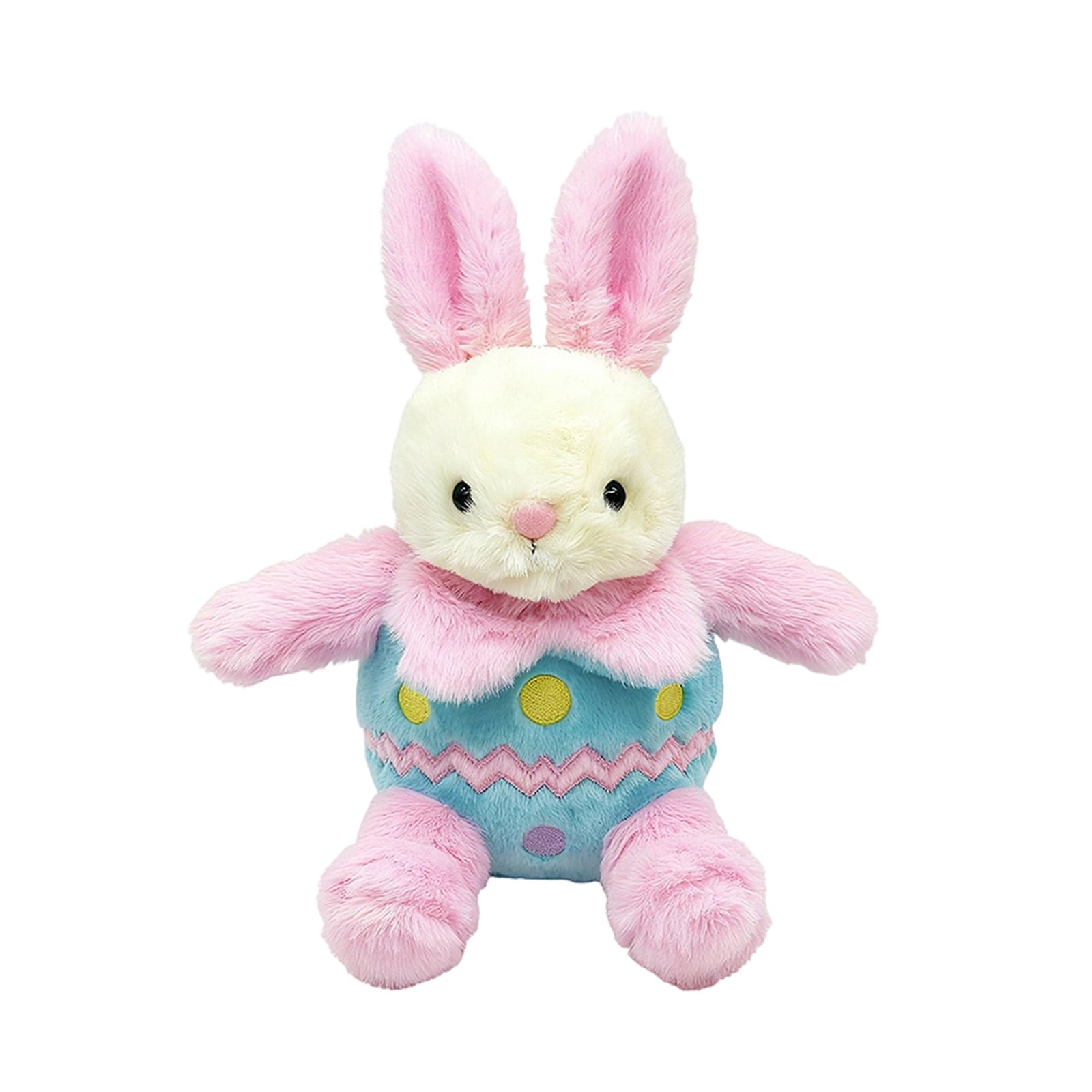 Easter Bunny Stuffed Animal with Tiny Soft Eggshell, 9.8 Inch Plush ...