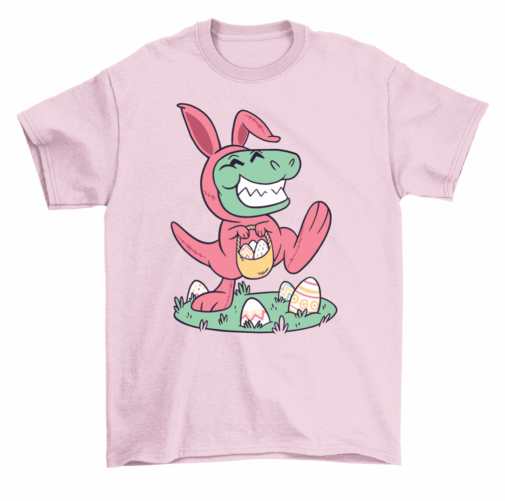 Easter Bunny T-Rex Dinosaur T-Shirt Women Unisex - Walmart.com