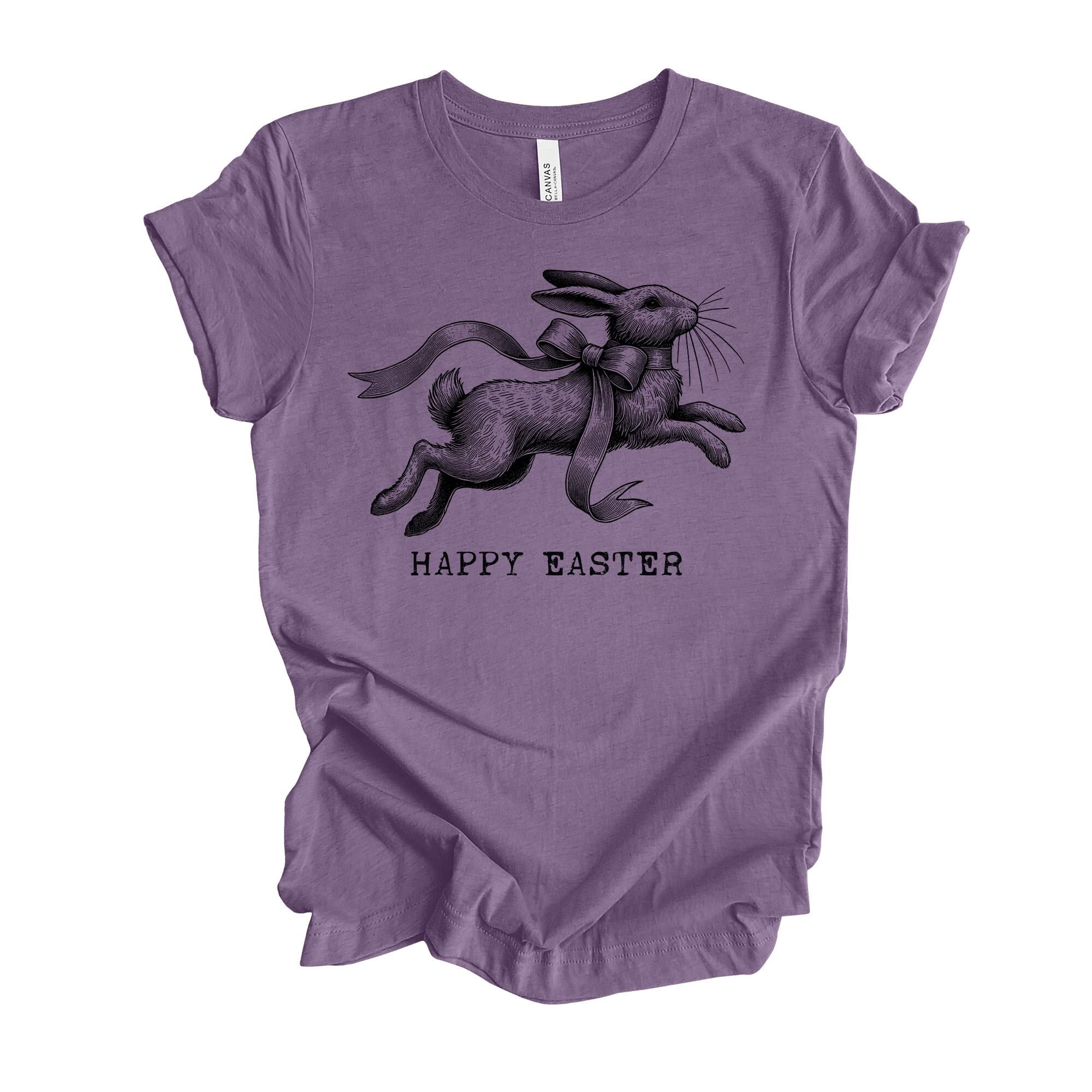 Easter Bunny TShirt Happy Easter Rabbit Design - Walmart.com