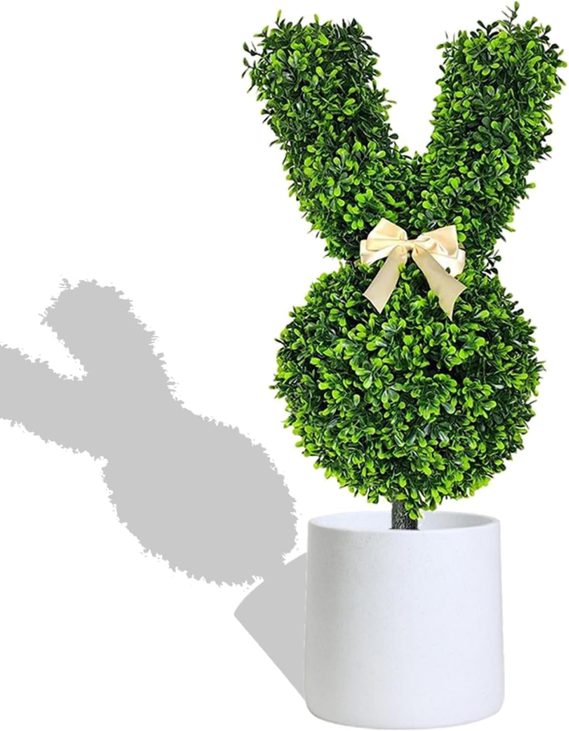 Easter Bunny Topiary, Artificial Bunny Tree Easter Decor, Artificial ...