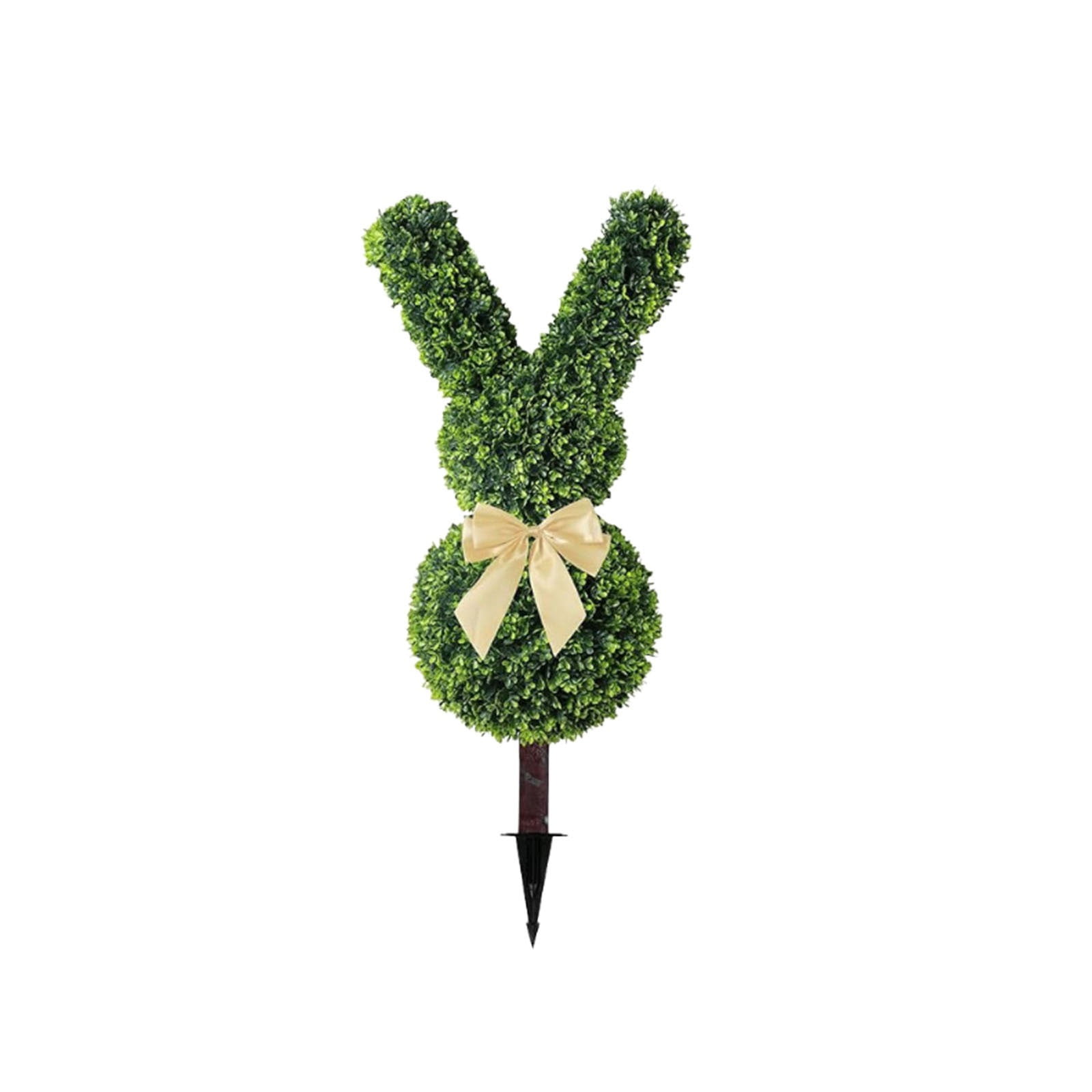 Easter Bunny Topiary, Green Artificial Bunny-Shaped Topiary Tree Pot ...