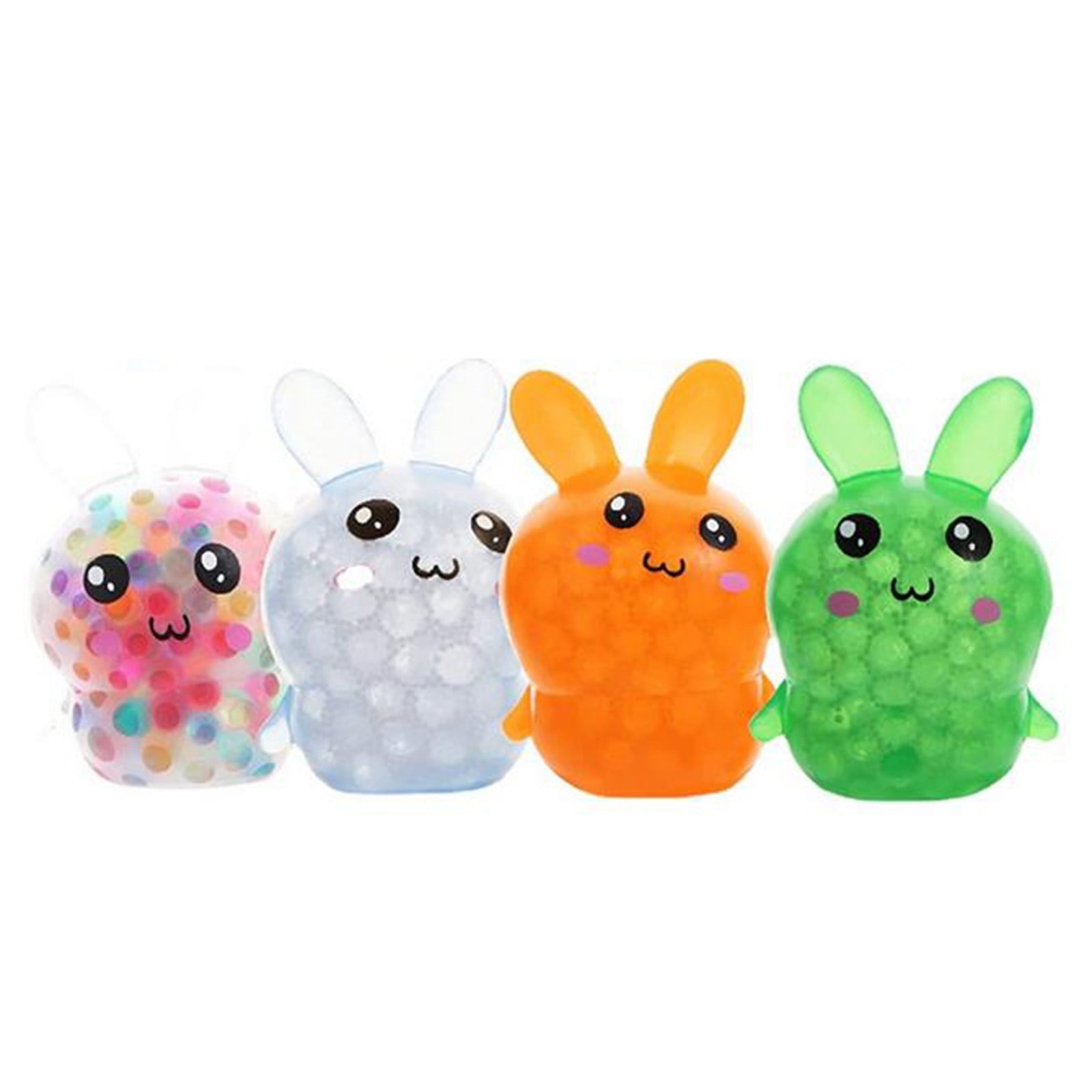Easter Bunny Toy TPR Stress Sensory Beads Pinch Music Relaxation for ...