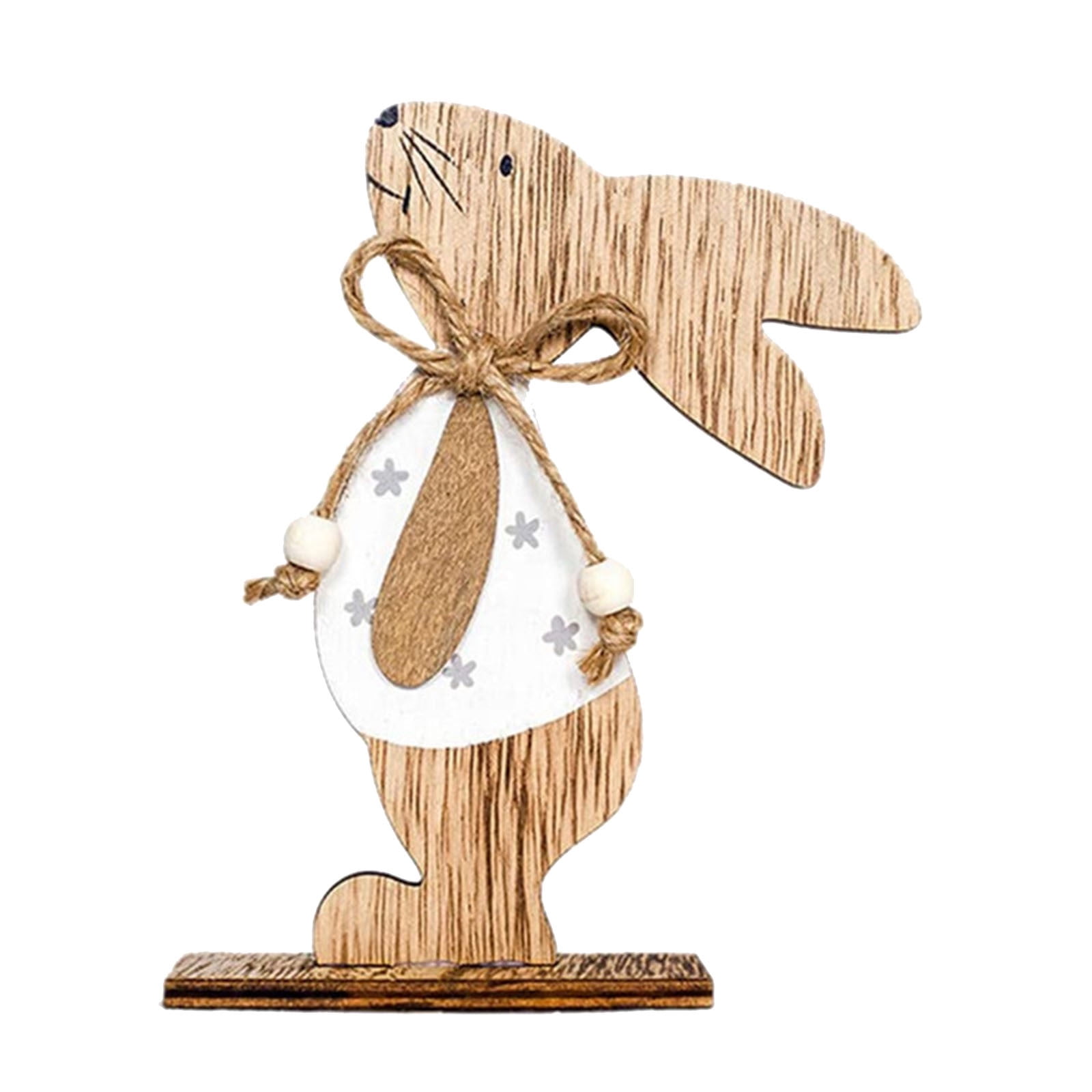 Easter Bunny Wood Decor Easter Natural Wood Signs Bunnies Shape Signs ...