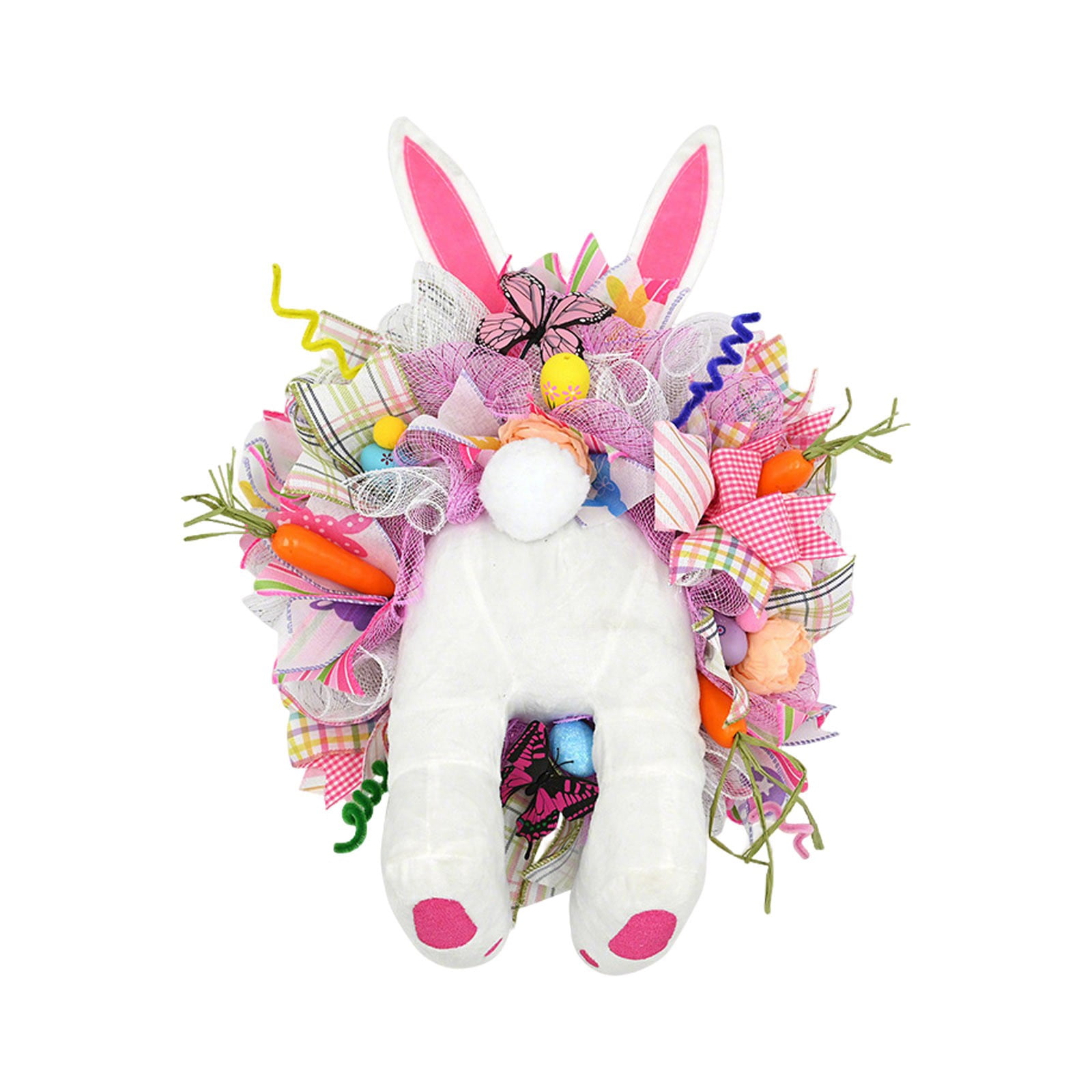 Easter Bunny Wreaths for Front Door, 2026 New Bunny Door Ornament ...