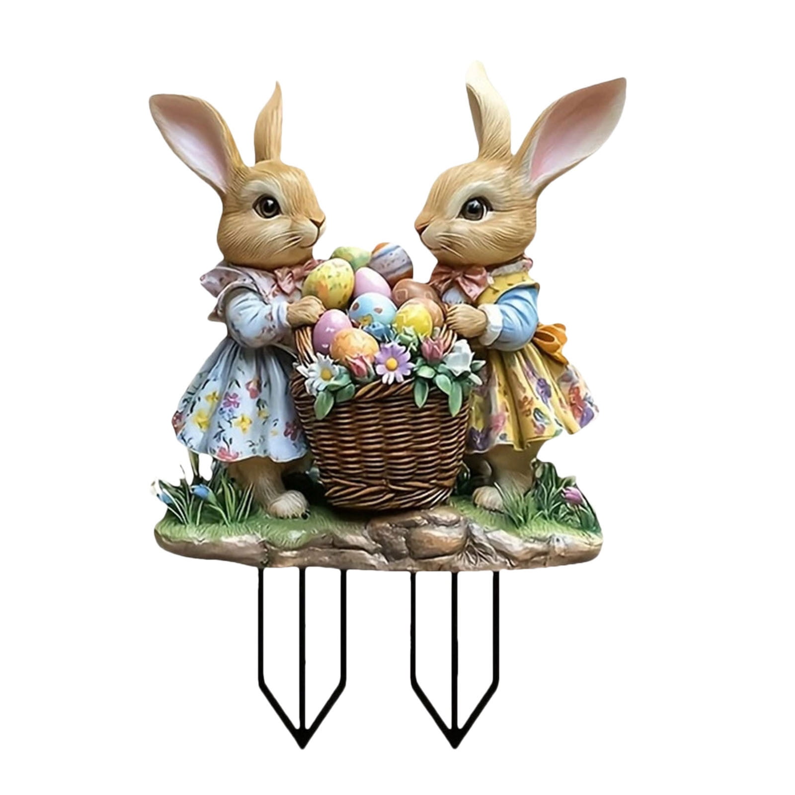 Easter Bunny Yard Signs Bunny Garden Signs Easter Egg Outdoor Yard ...