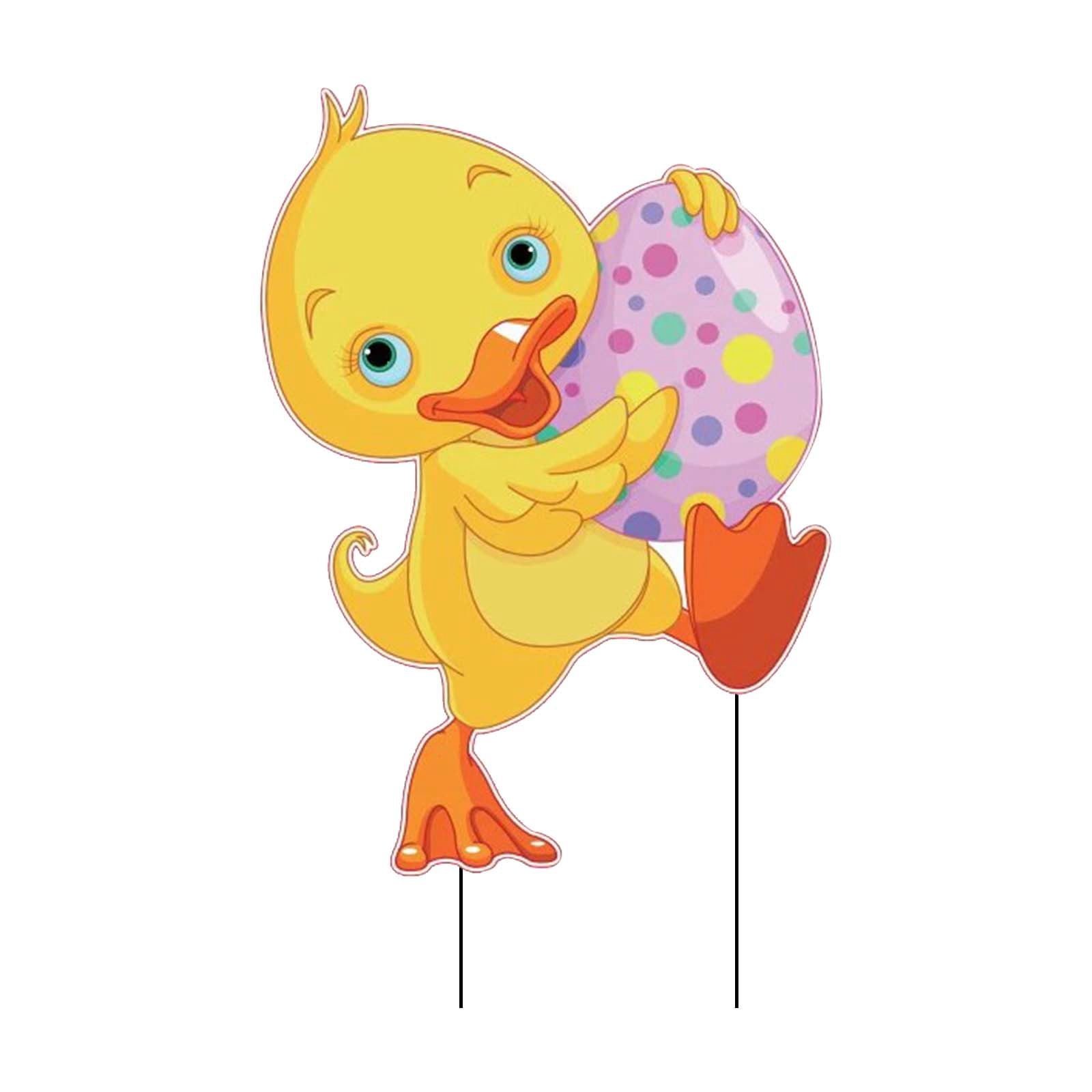 Easter Bunny Yard Signs Easter Yard Decorations Rabbit Yard Stakes ...