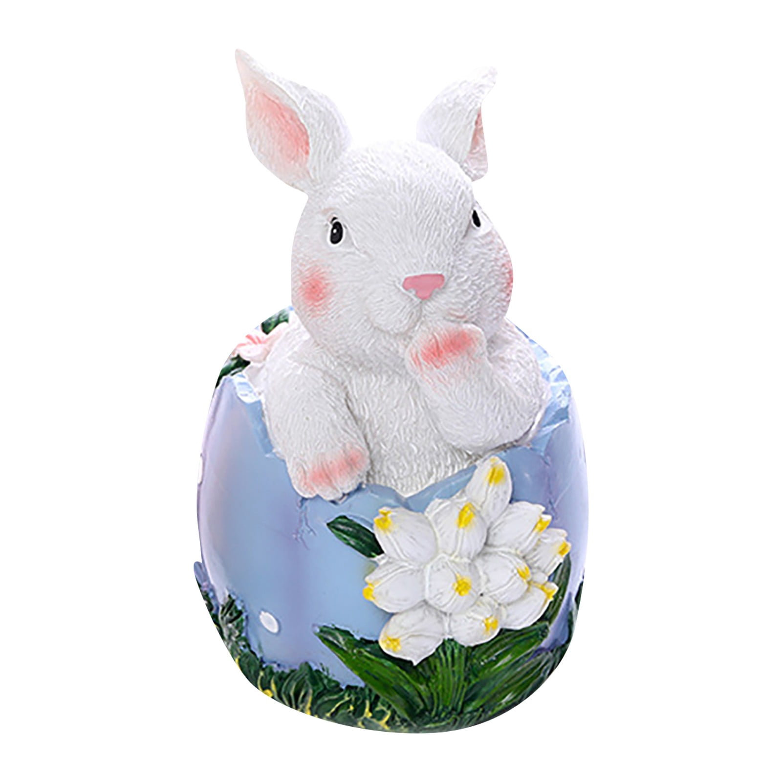 Easter Bunny in Egg Decorations Spring Floral Flowers Eggs Easter ...