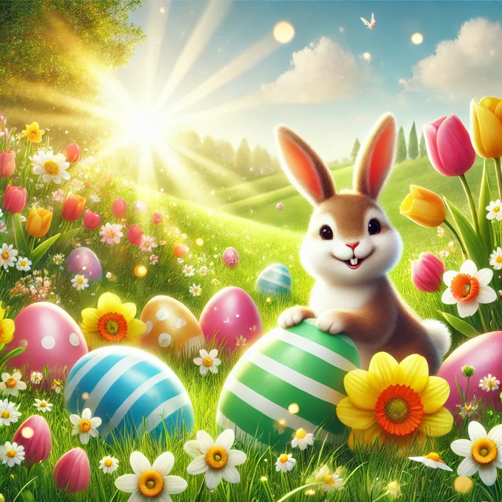 Easter Bunny presents 500 pieces of wooden puzzle/stress relief toys ...