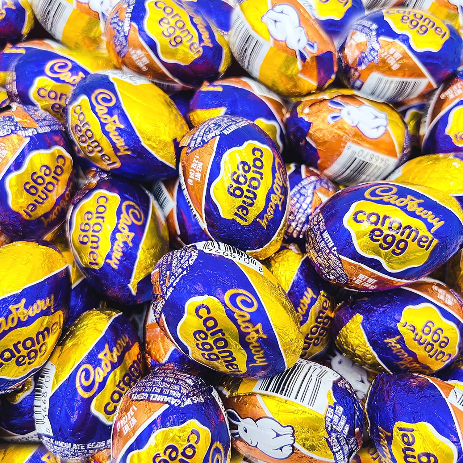 Laeta Food Easter Cadbury Caramel Egg Candy, Milk Chocolate, 1.2 Oz Egg ...